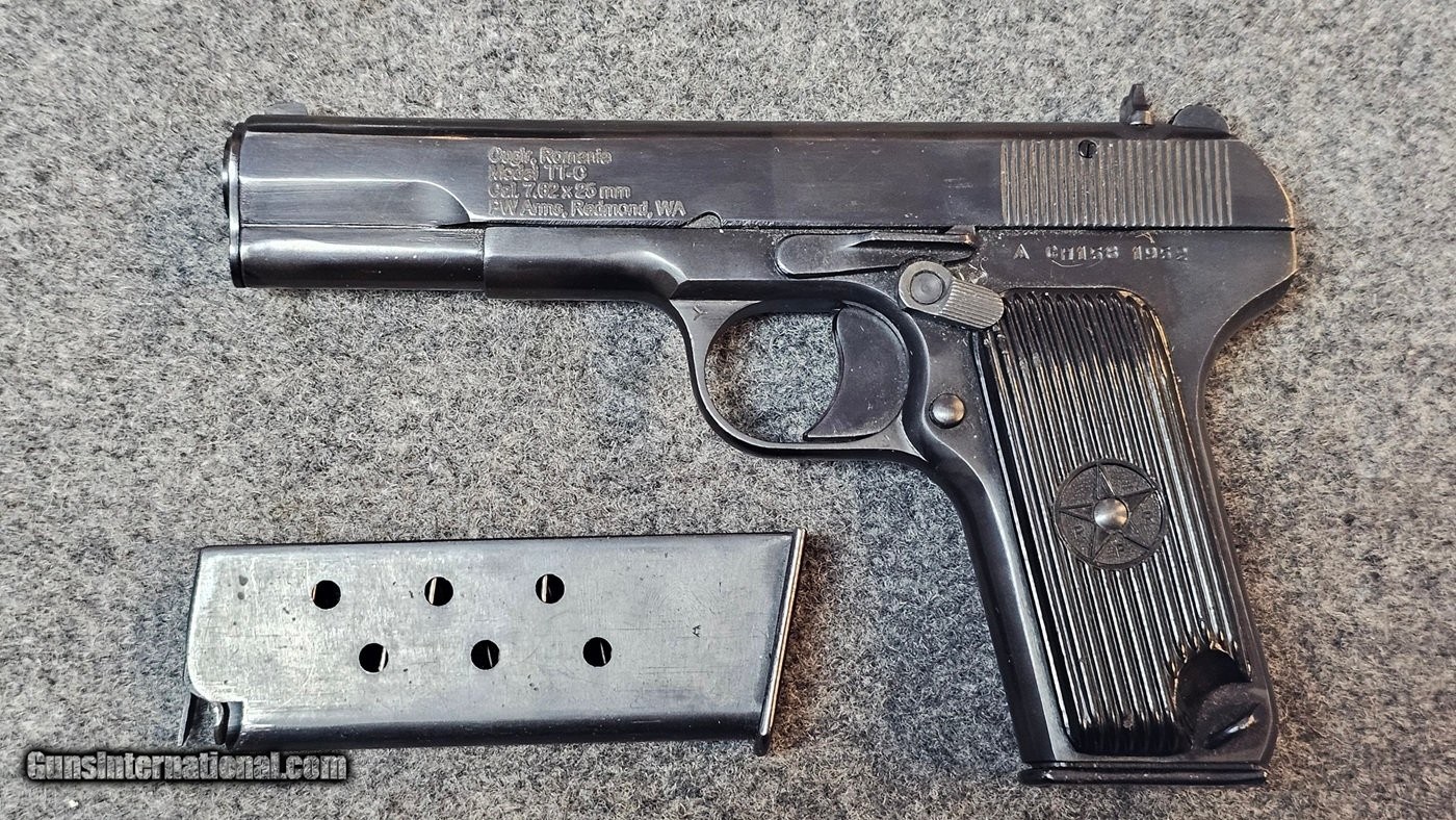 TOKAREV TT-C PISTOL IN 7.62X25 7.62X25MM TOKAREV for sale