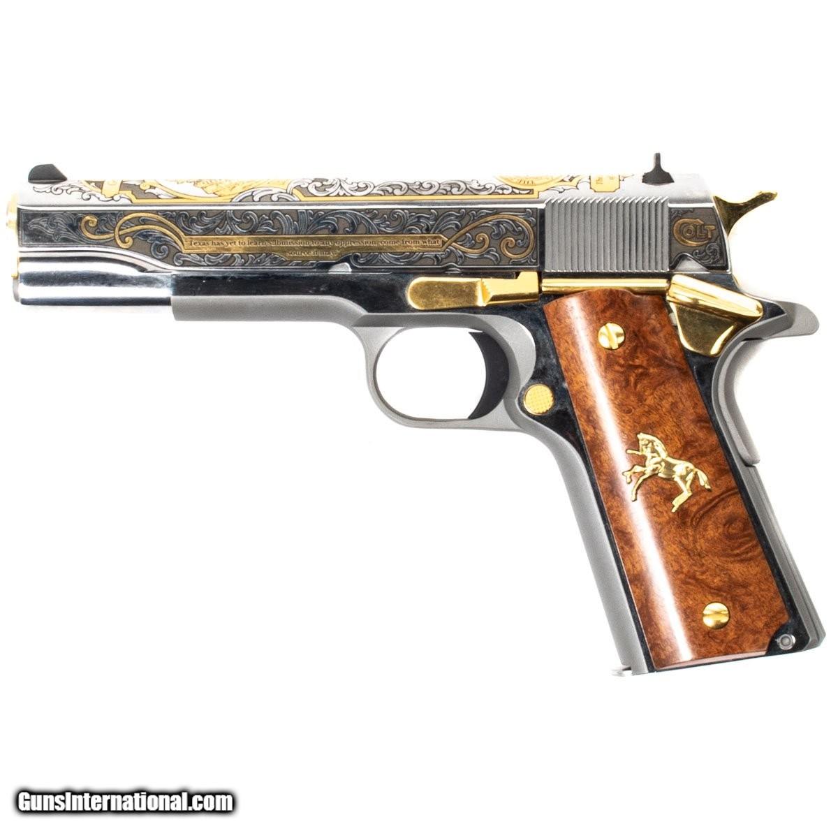 COLT GOVERNMENT MODEL THE LOST STATE OF JACINTO COMMEMORATIVE .45 ACP ...