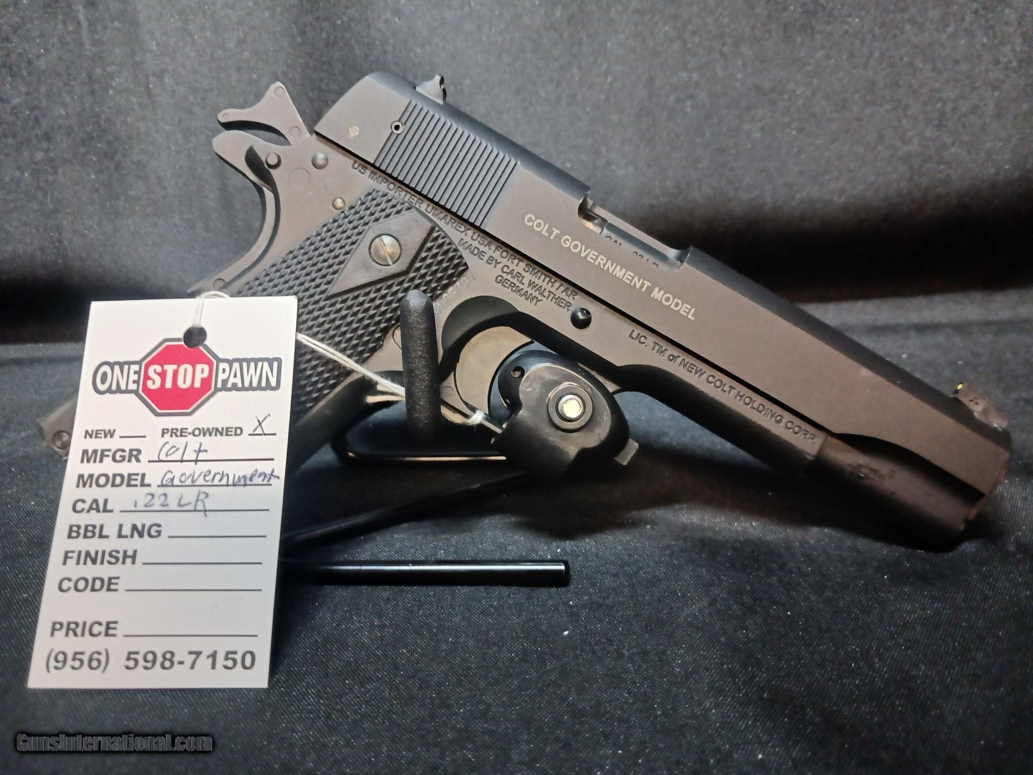 COLT GOVERNMENT .22 LR for sale