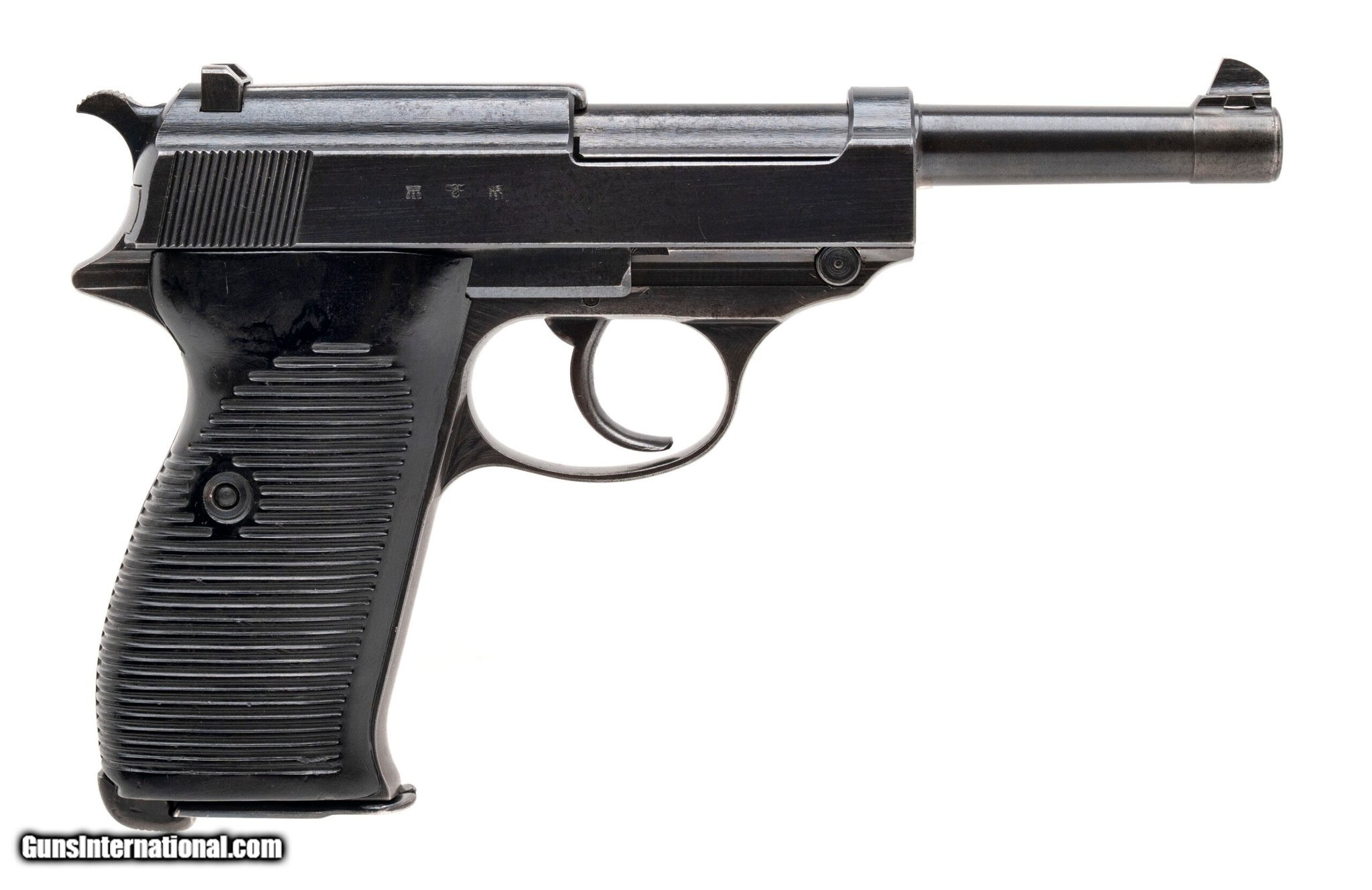 WALTHER WWII GERMAN AC 43 CODE WALTHER P.38 WITH SS MARKED HOLSTER 9MM ...