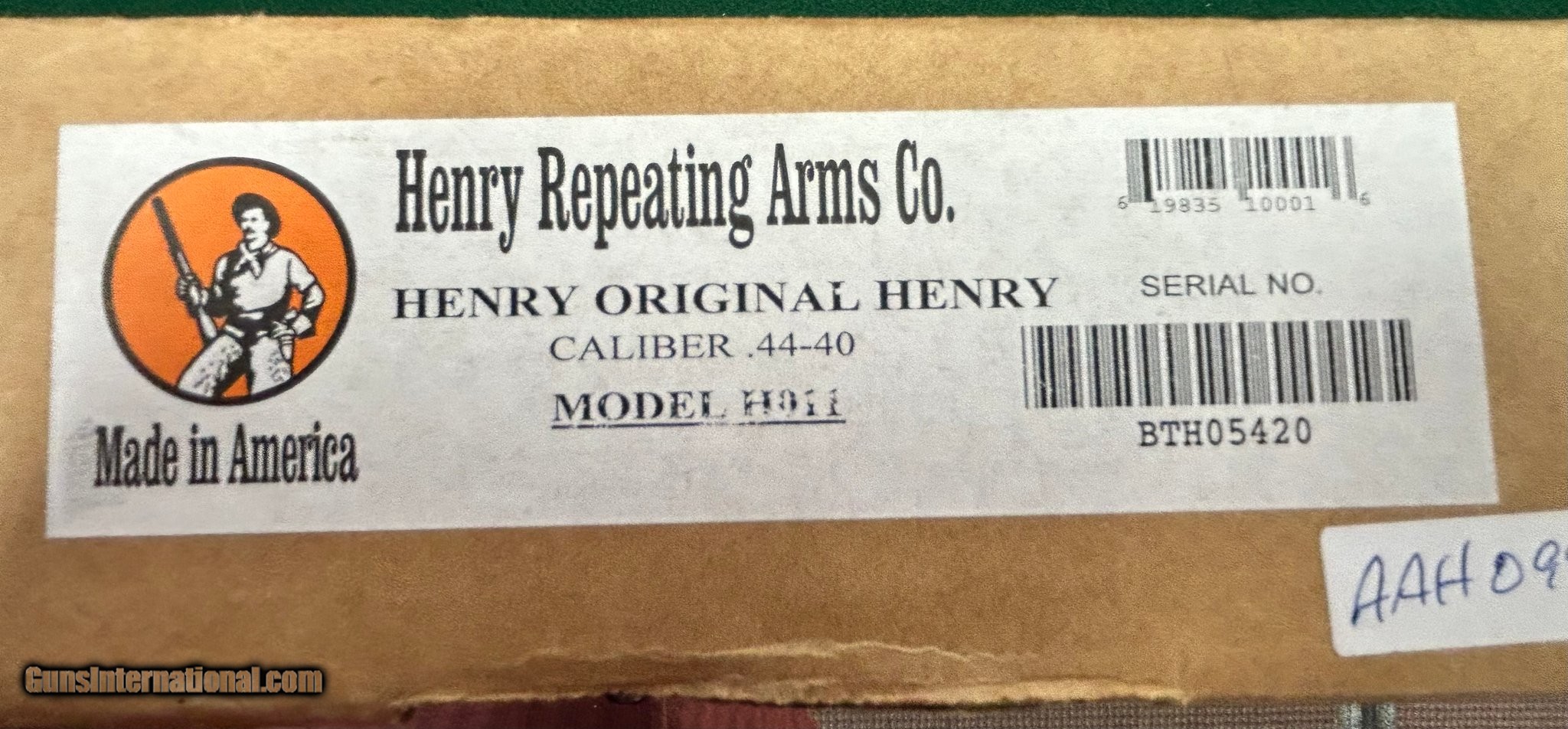 HENRY HO11 ORIGINAL GOLDEN BOY 1860 COMMERATIVE .44-40 WIN for sale