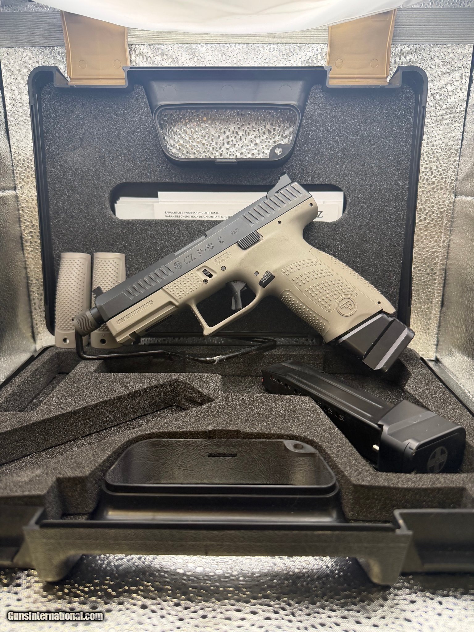 CZ P-10 C URBAN GREY SUPPRESSOR READY 9MM LUGER (9X19 PARA) for sale
