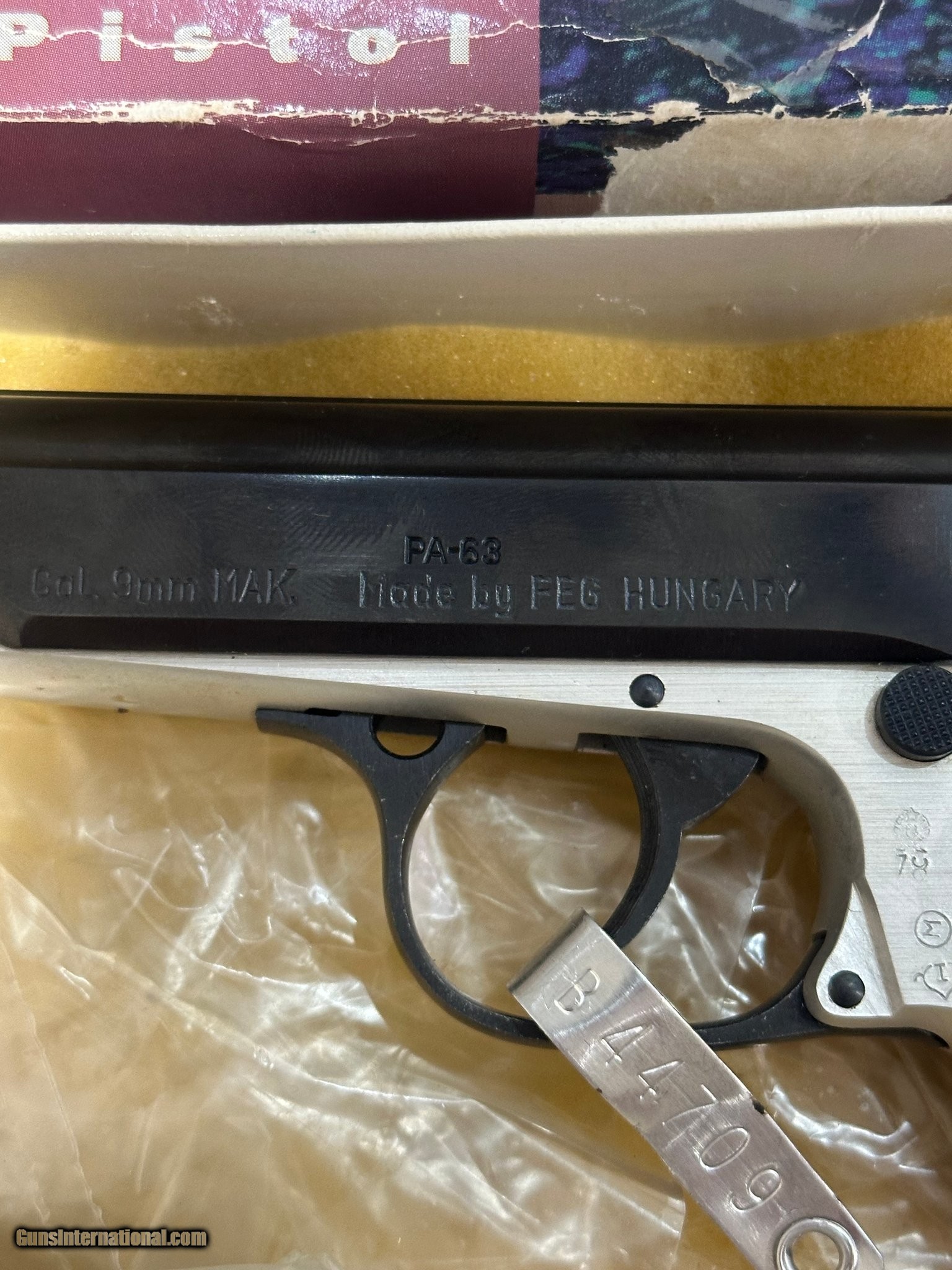 CENTURY ARMS pa-63 like new unfired in box 9x18MM MAKAROV for sale