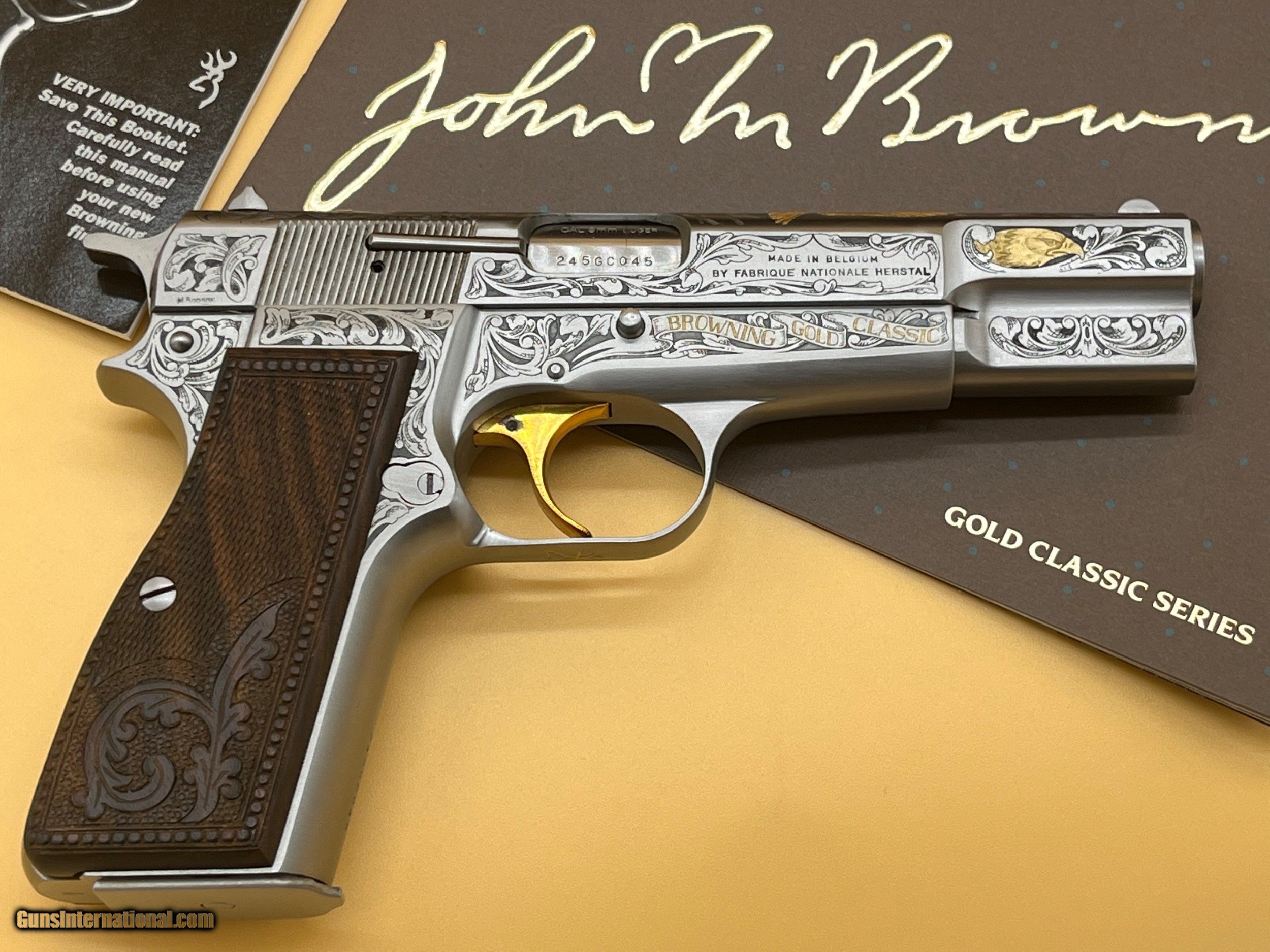 Full Factory Engraved Browning Gold Classic # 45 of 500 Full Engraving ...