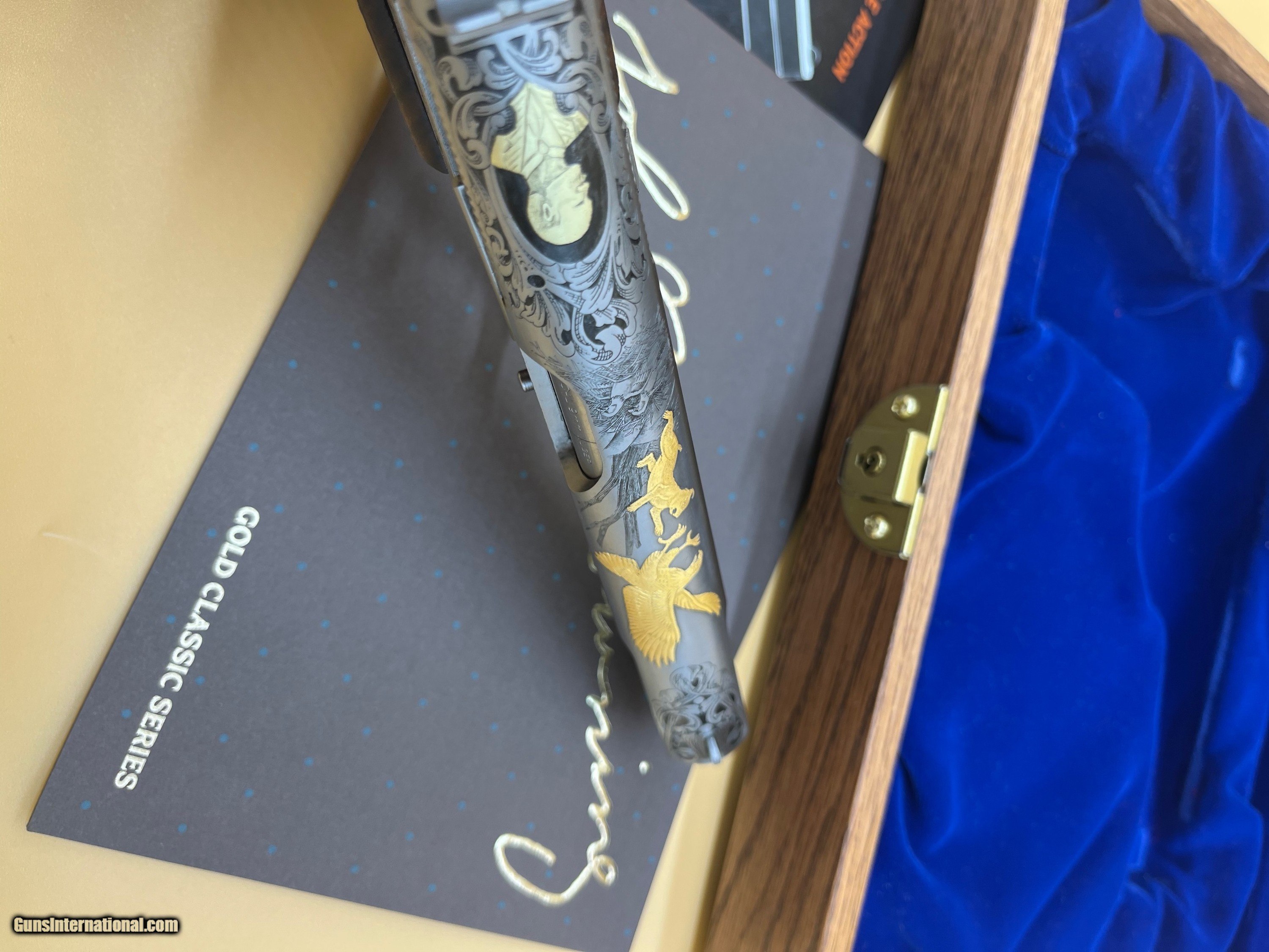 Full Factory Engraved Browning Gold Classic # 45 of 500 Full Engraving ...