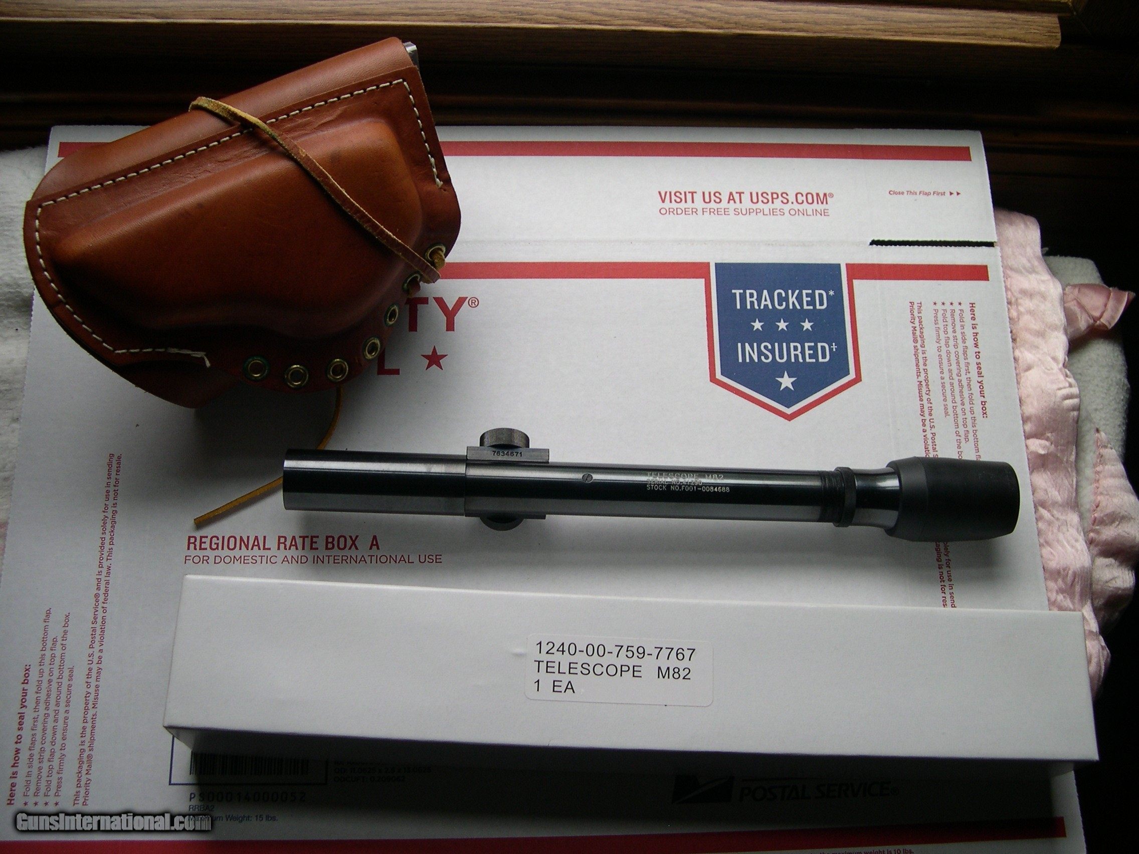 M82 Sniper Rifle Scope for M1C or M1D Garand- Reproduction