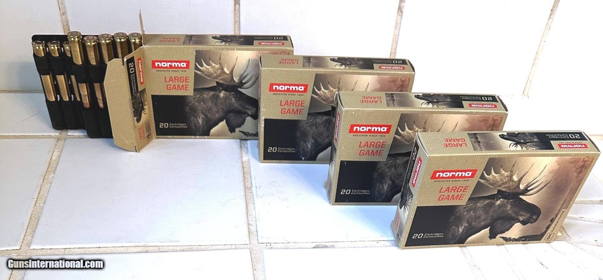 NORMA Rifle Cartridges 270 grain TSX for the 375 H&H