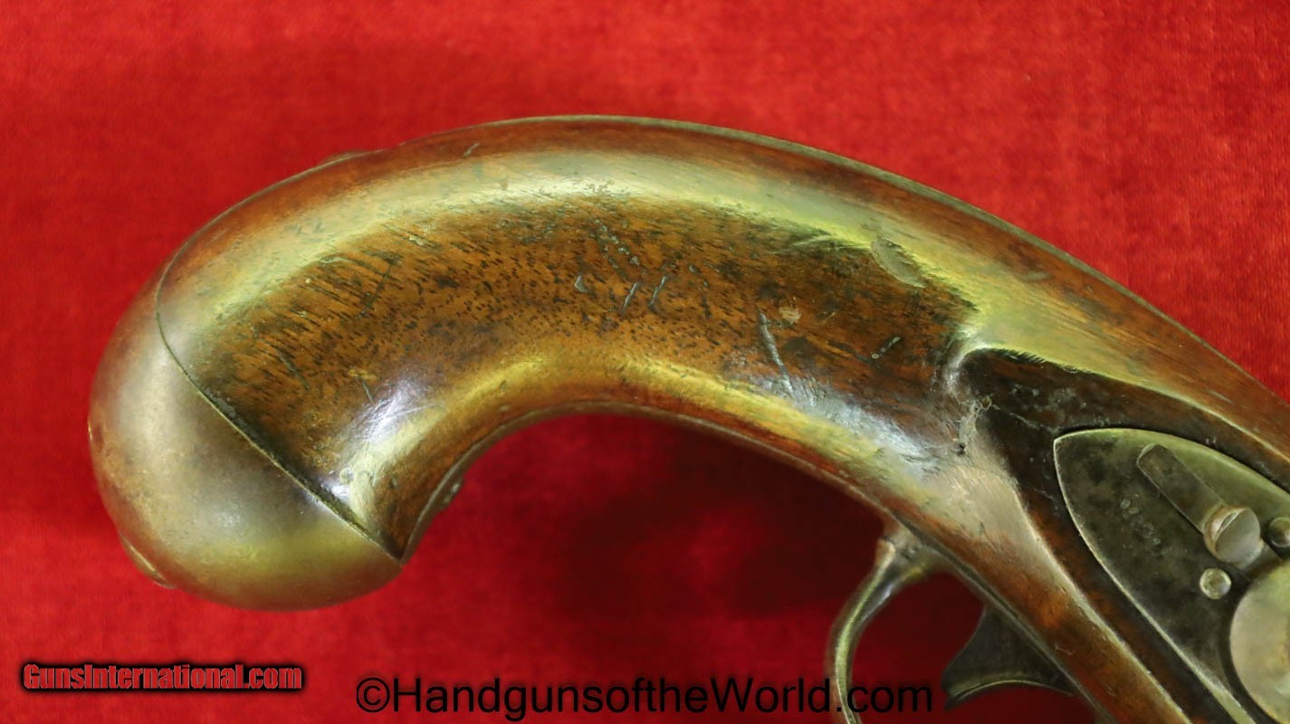 Simeon North Model 1819, .54 caliber Flint Lock Pistol-US Army Issue ...