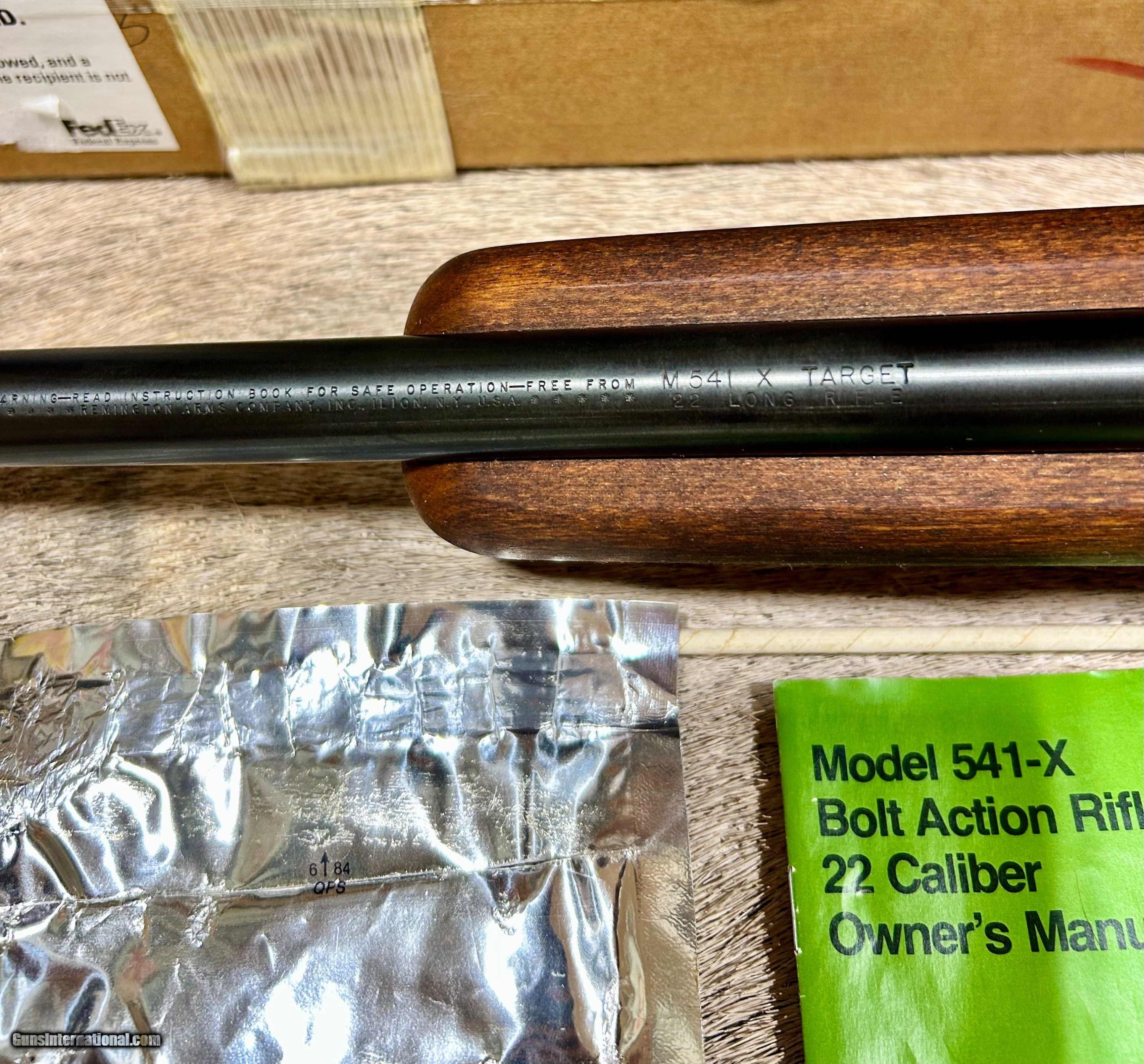 Remington 541 X Military Training Rifle Brand New In The Box US Marked ...