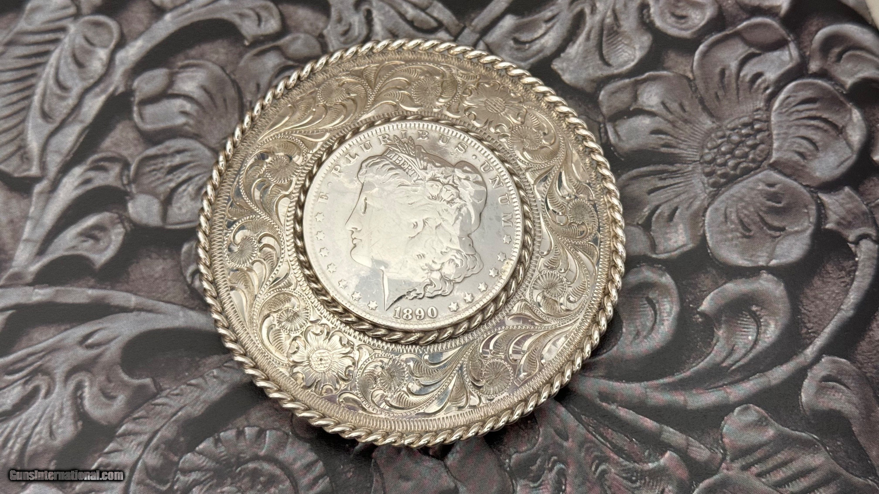 Vintage Edward H Bohlin Sterling Silver "1890 Morgan Dollar" Western ...