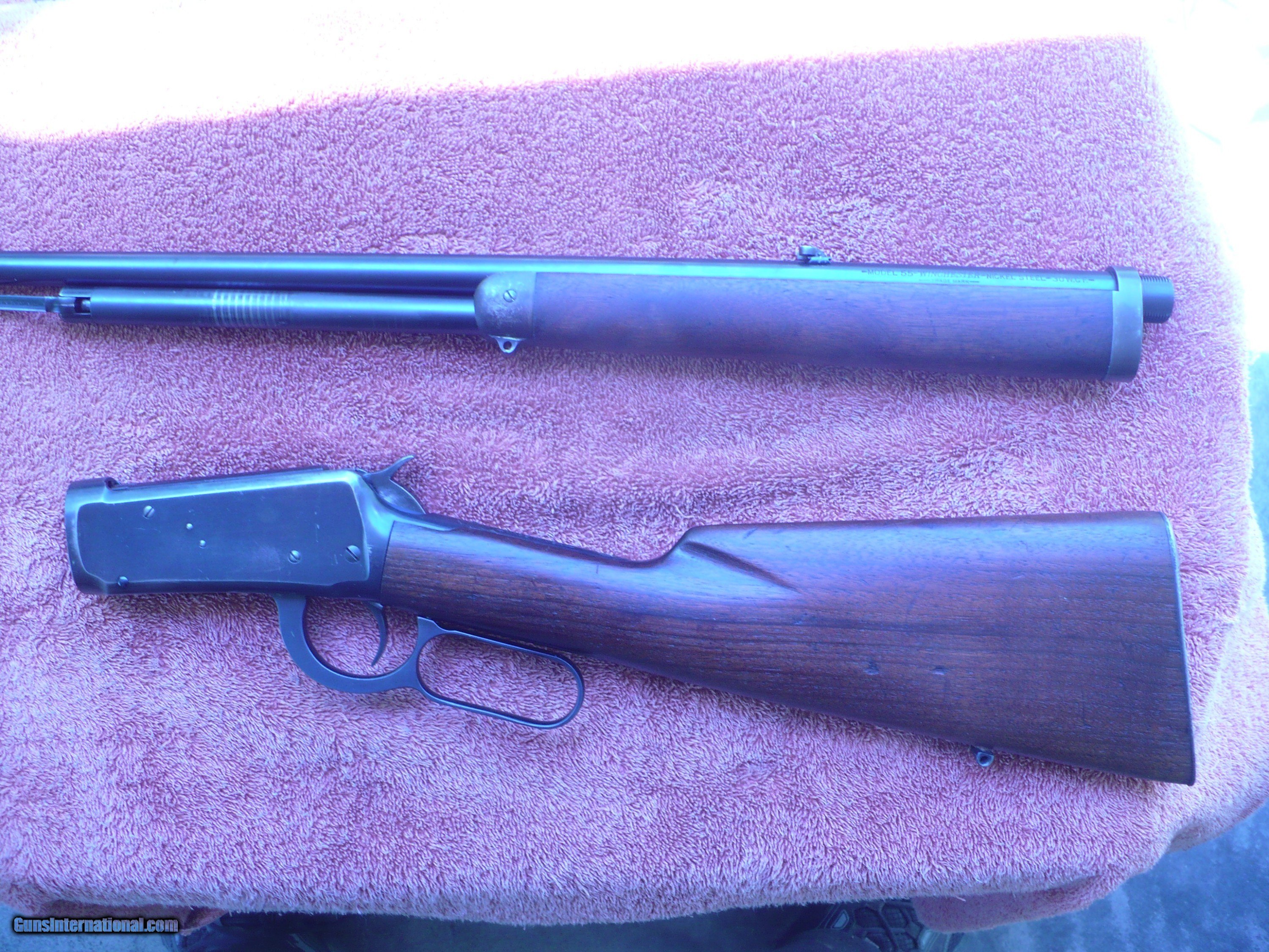 Winchester Model 55 Centerfire 30 wcf Takedown Rifle