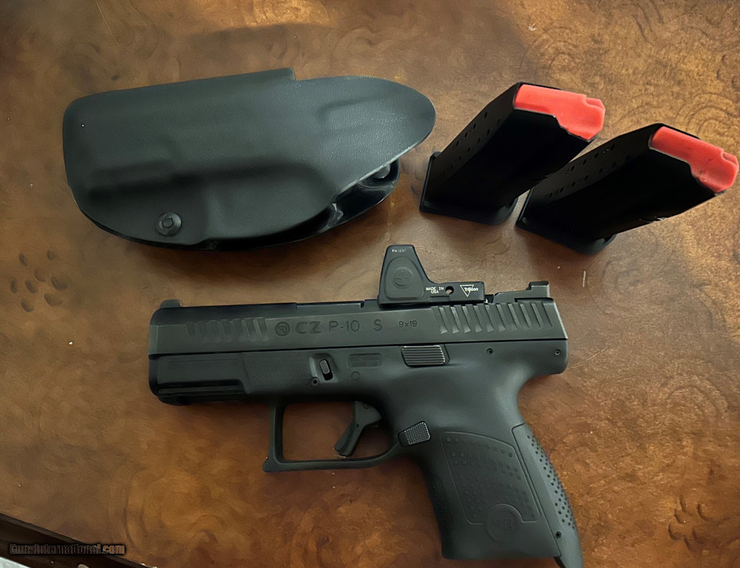 CZ P10 s with Trijicon RMR type 2 3.25 MOA red dot