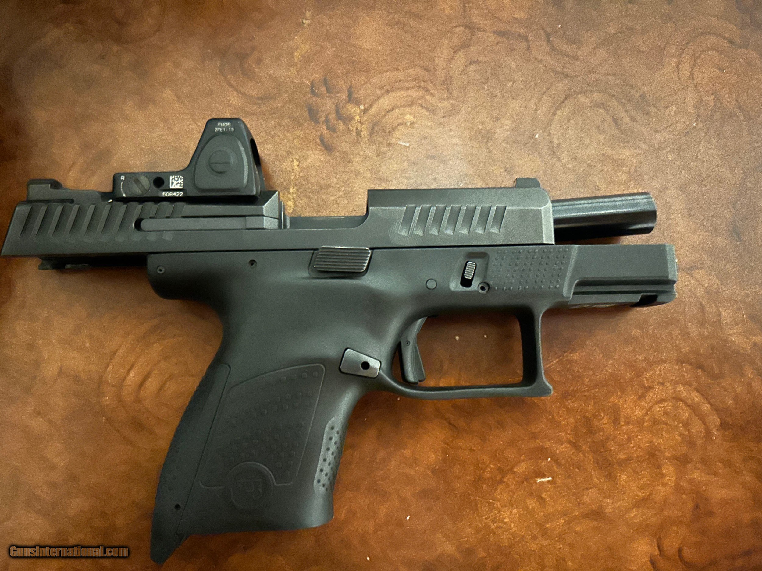 CZ P10 s with Trijicon RMR type 2 3.25 MOA red dot