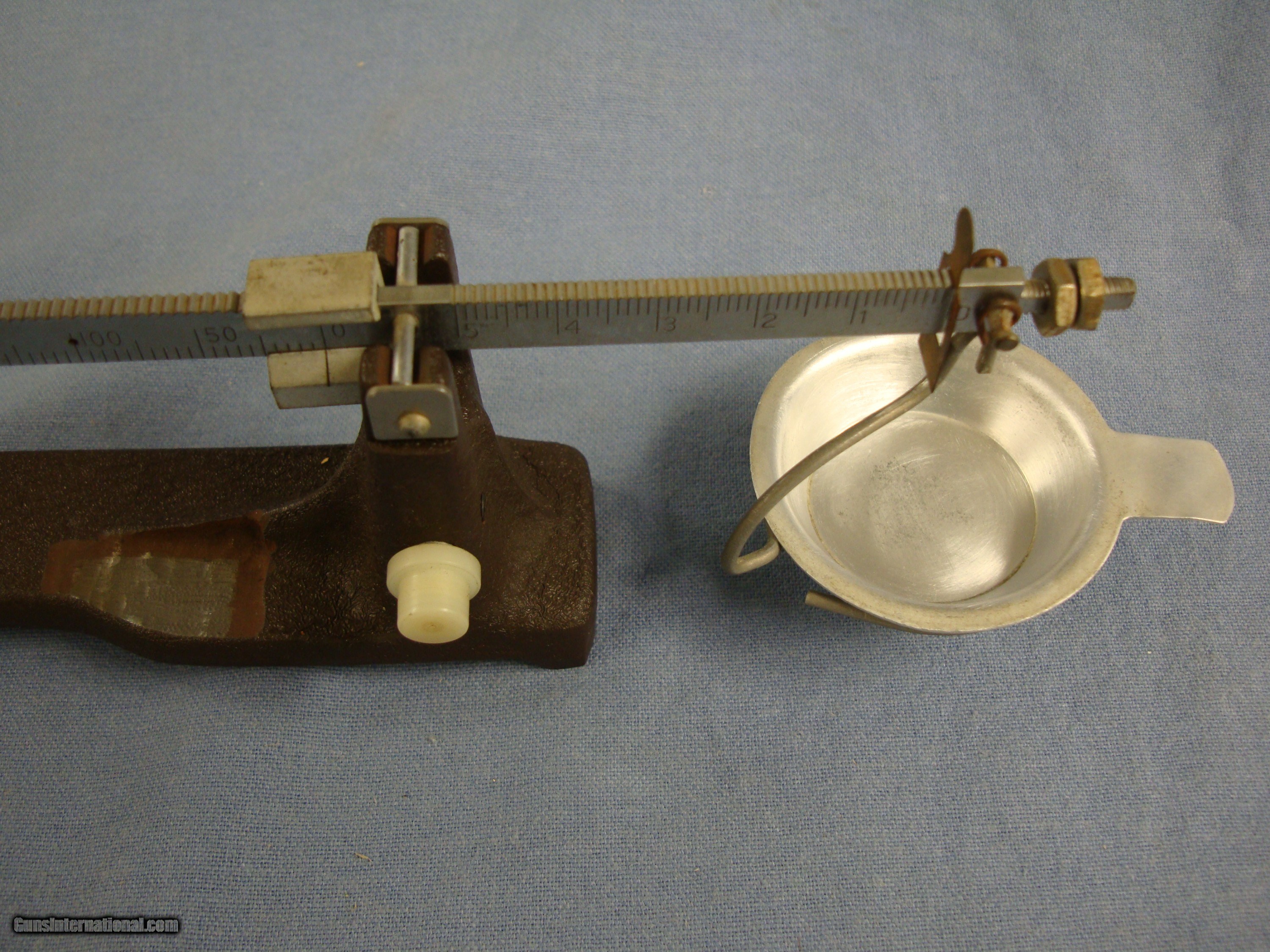 Ohaus 505 reloading scale. Vintage with original factory box. Free ...