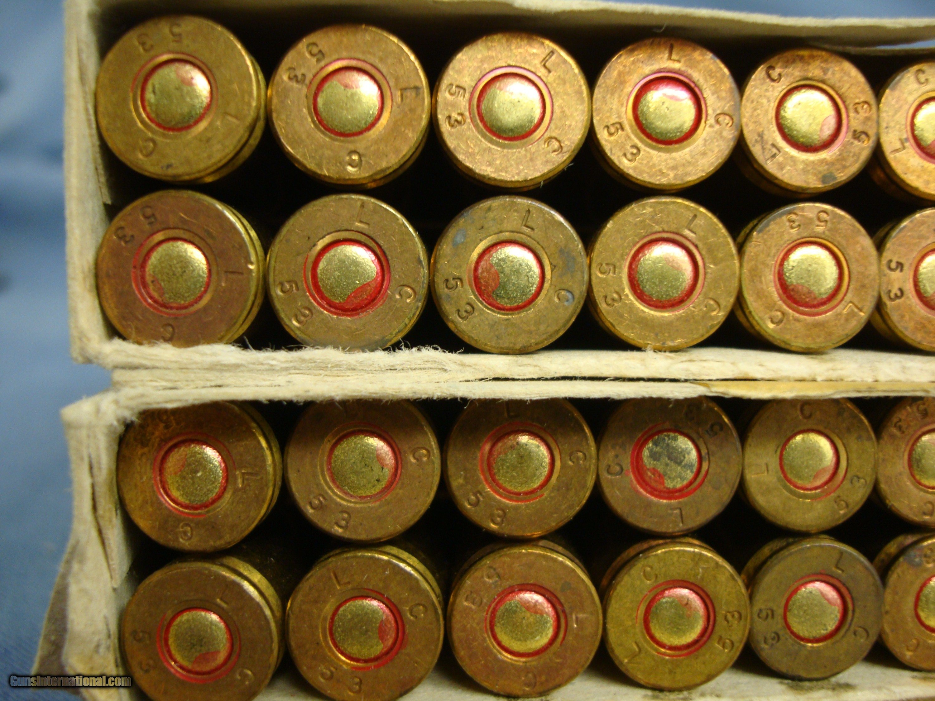 .30-06 black tip US military cartridges. 40 rounds all head stamped LC ...