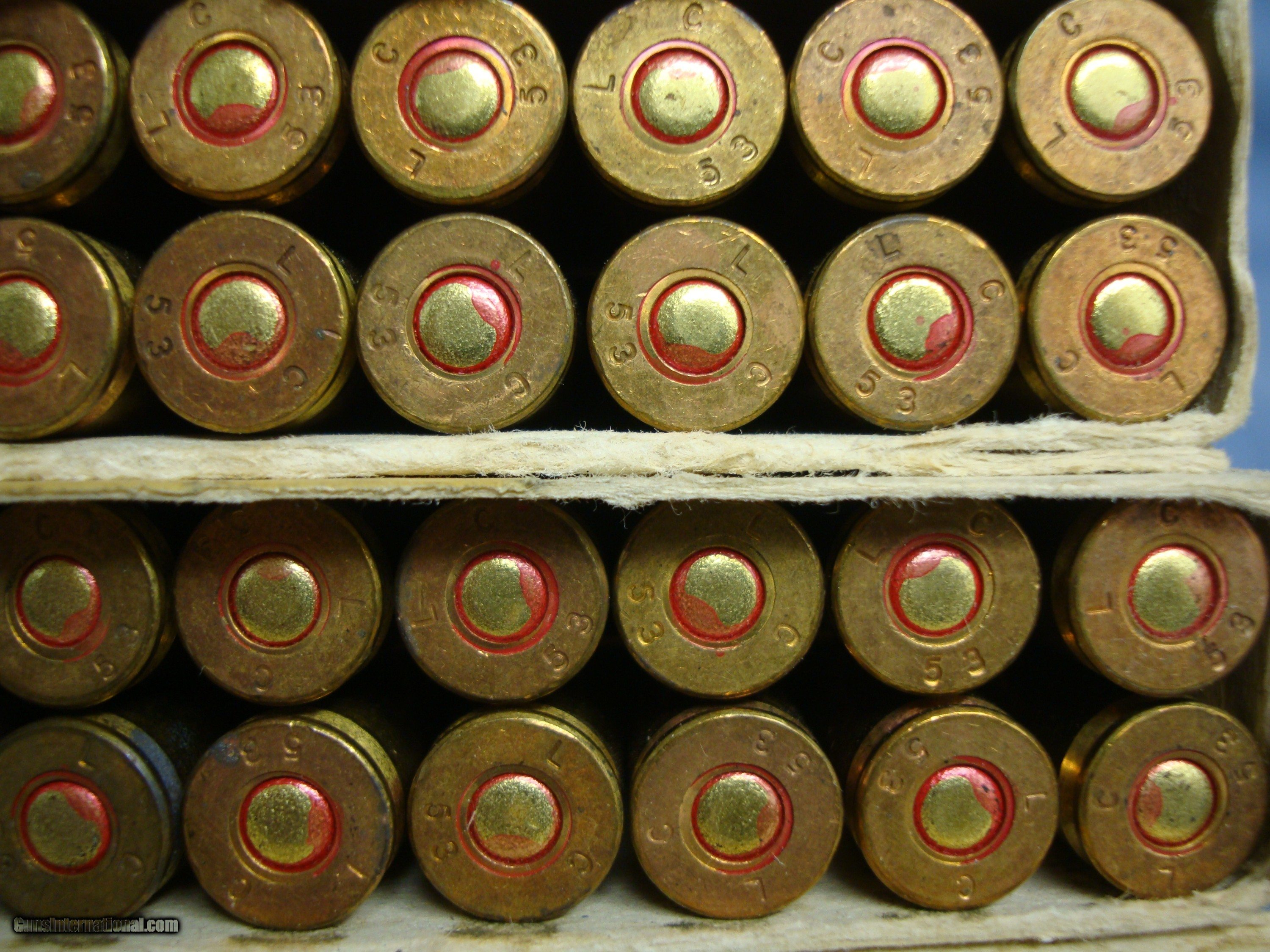 .30-06 black tip US military cartridges. 40 rounds all head stamped LC ...
