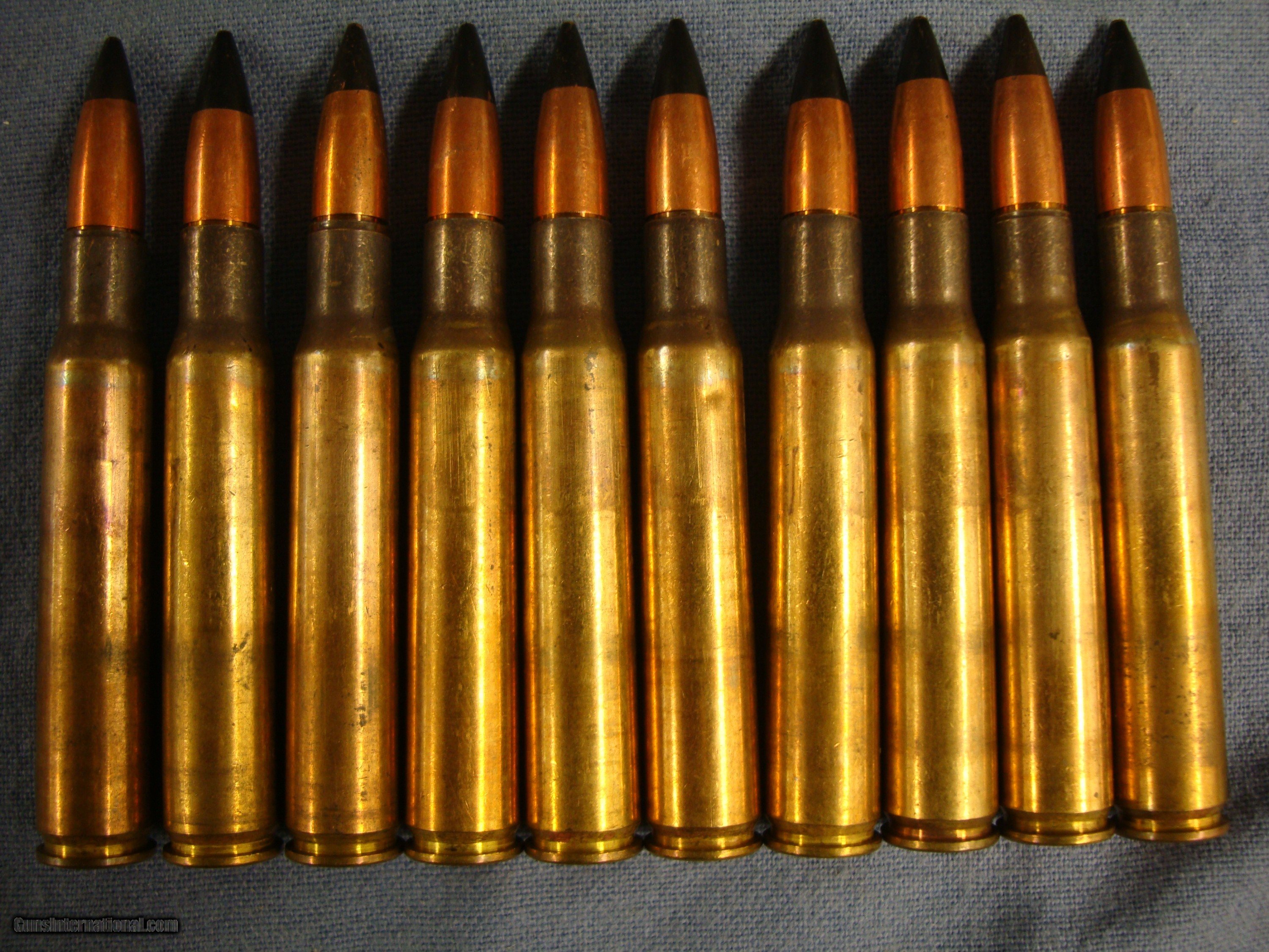 .30-06 black tip US military cartridges. 40 rounds all head stamped LC ...