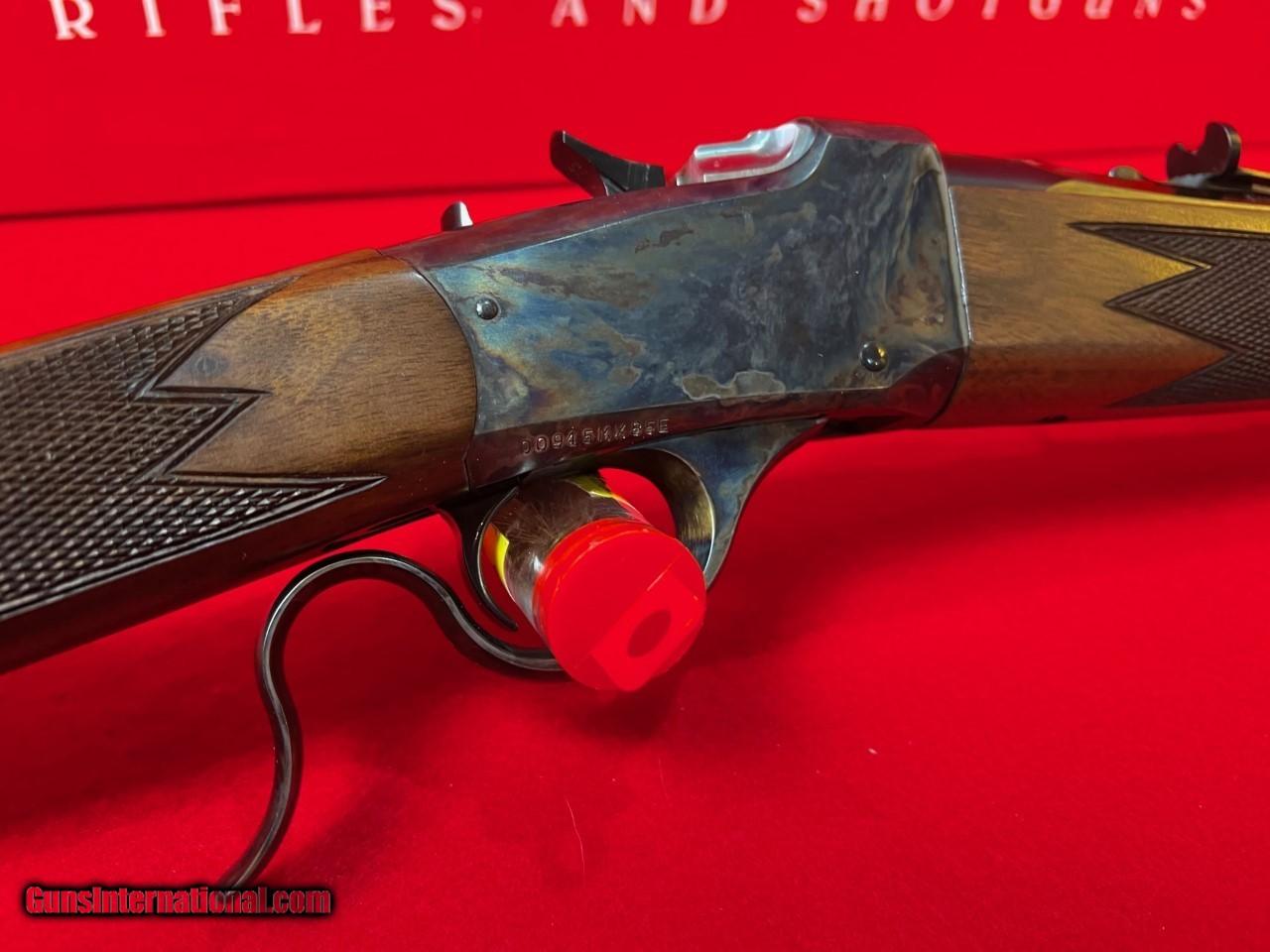 Winchester 1885 Low Wall Rifle 17 HMR 24” Color Case Hardened - In Box