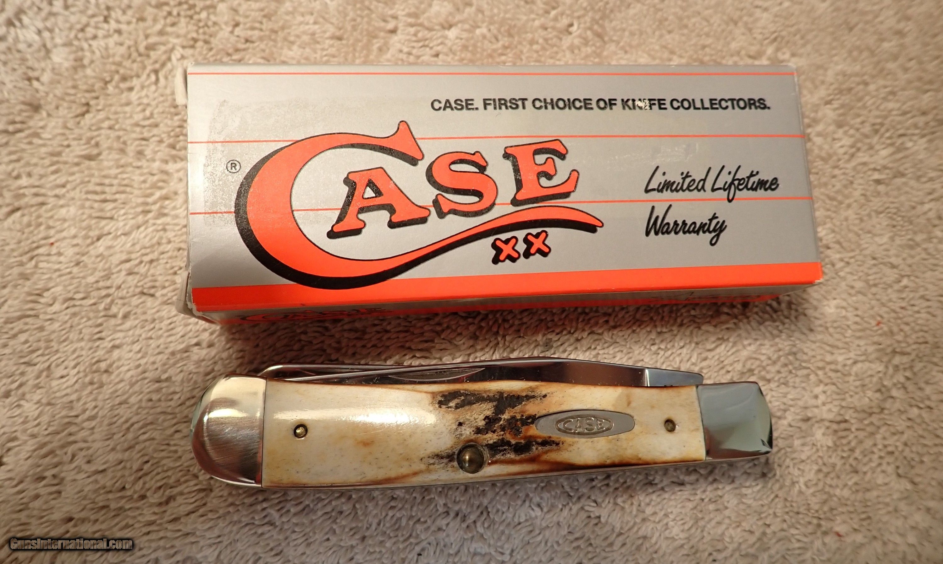 case 2xx trapper (STAG GRIPS)