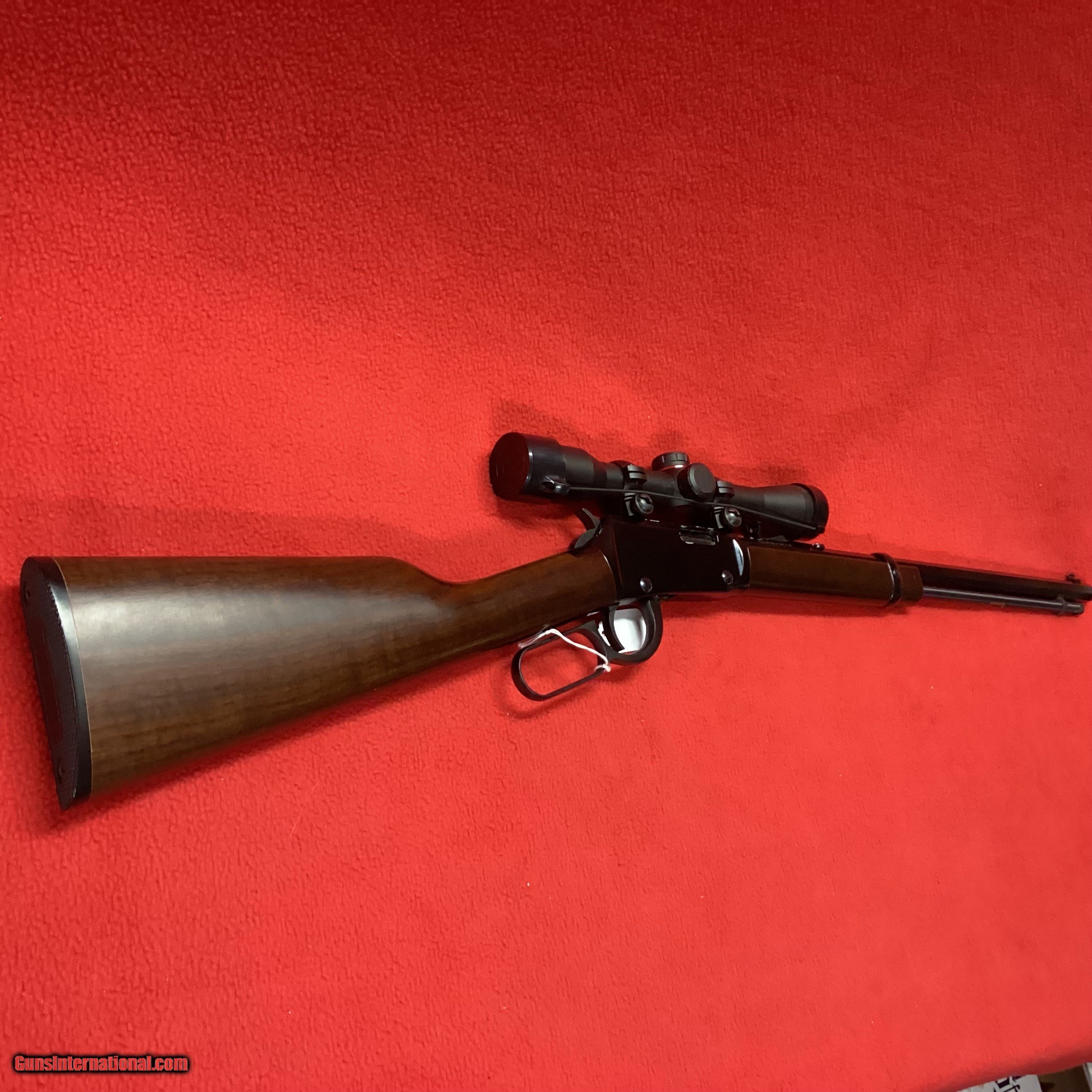 HENRY FRONTIER MODEL 22 LEVER ACTION RIFLE WITH 20” OCTAGON BARREL AND ...