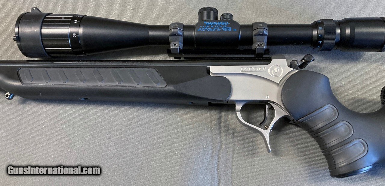 TC Thompson Center Encore rifle 260 Rem. w/Shepherd scope