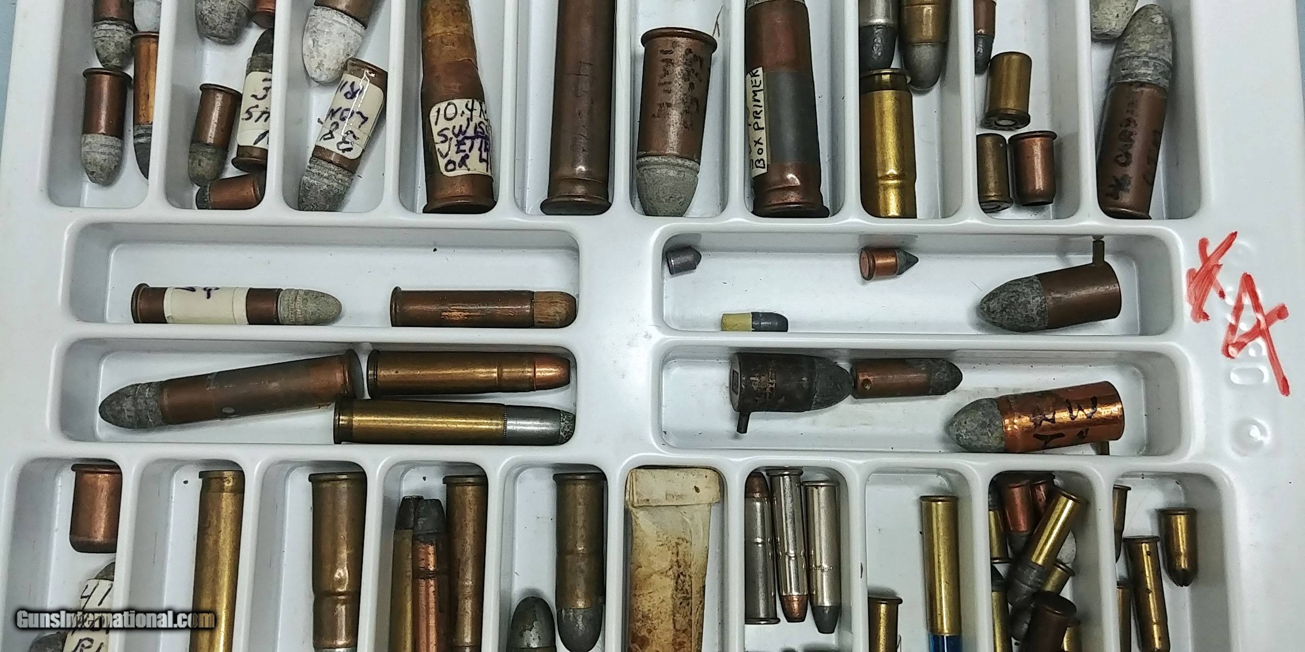 Collection of 107 Vintage Rifle Cartridges