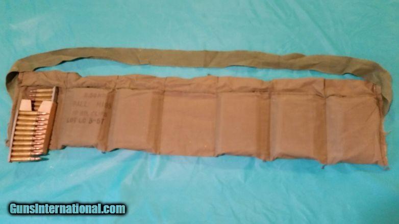 VINTAGE Bandoleer, 5.56 M193 Ball, US ARMY Military VIETNAM War, 9-73-R