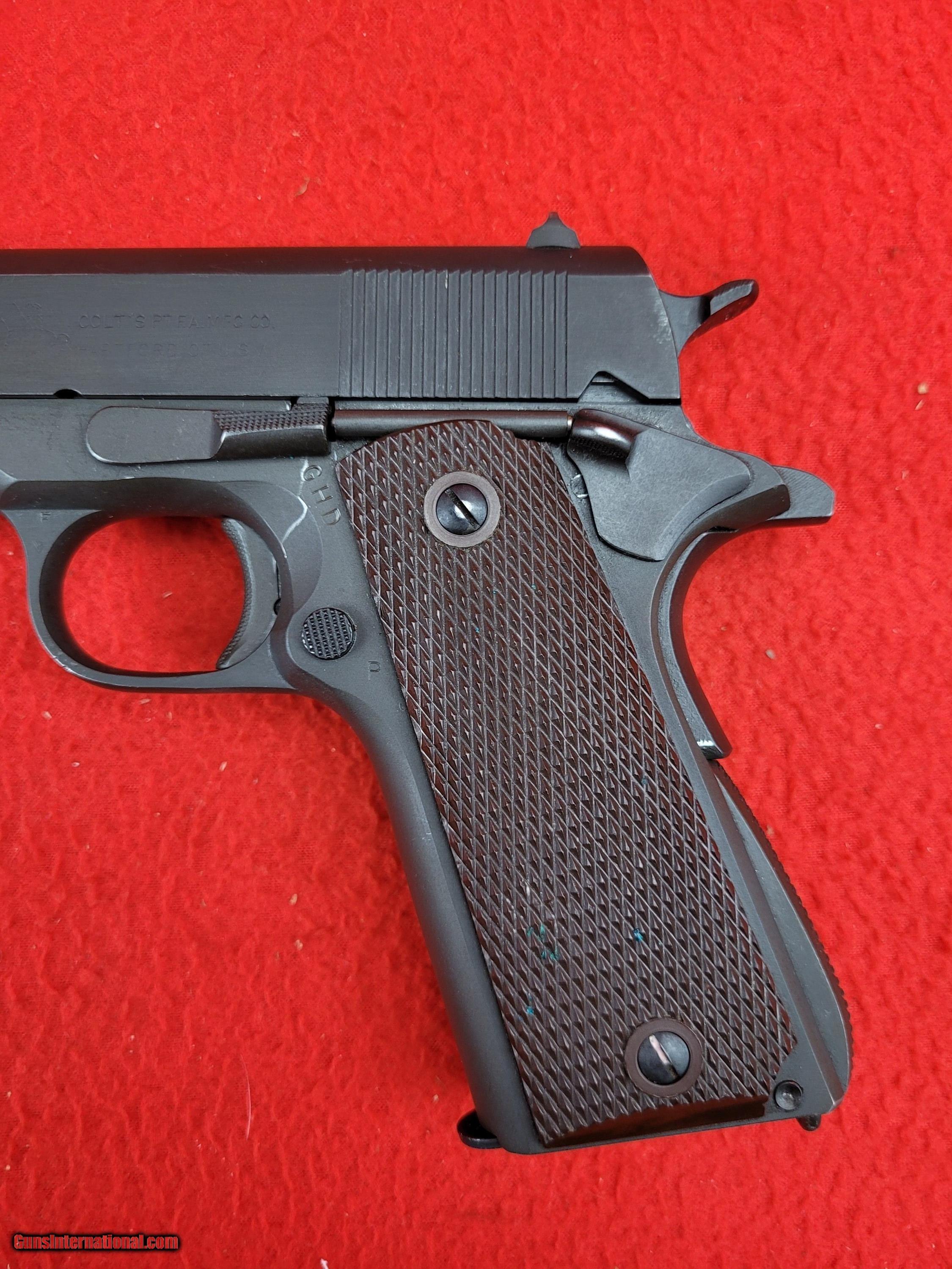 Colt 1911 A1 - January 1944 Production Factory Orig Pistol with Nazi ...