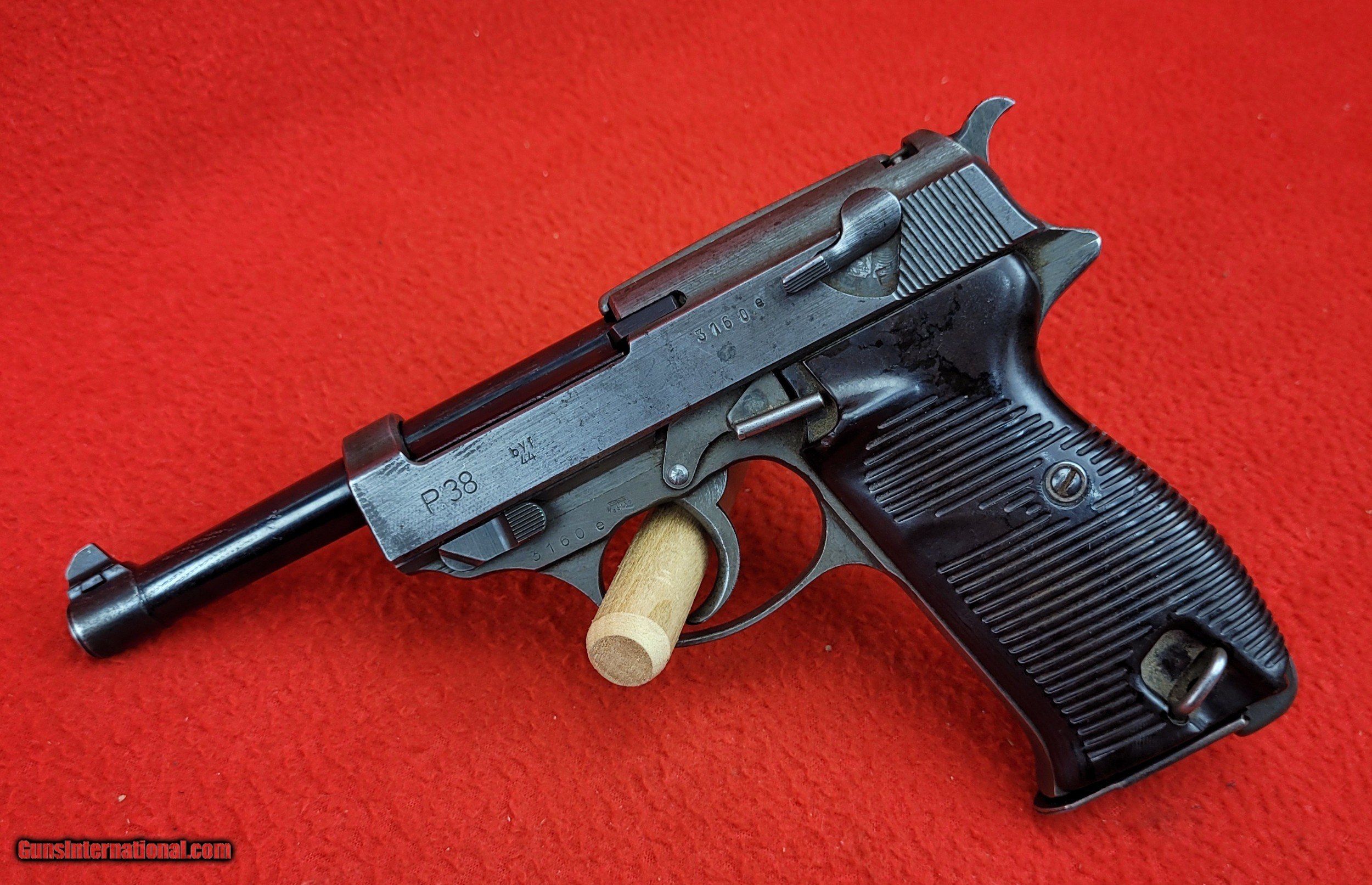 P 38 Mauser Dual Tone E Block Late 1945 Production