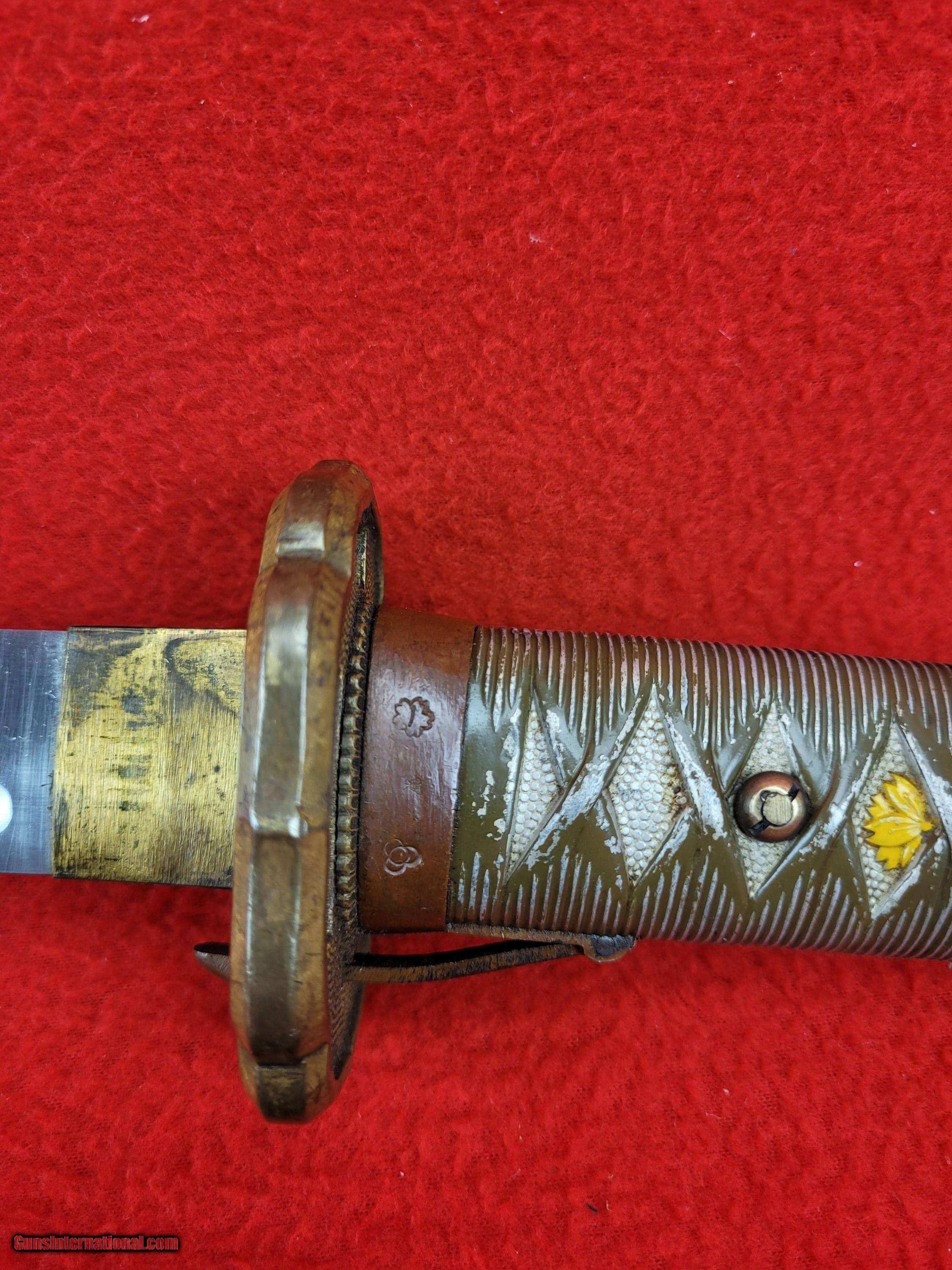 Original Japanese Type 95 NCO Shin-Gunto WWII Bringback