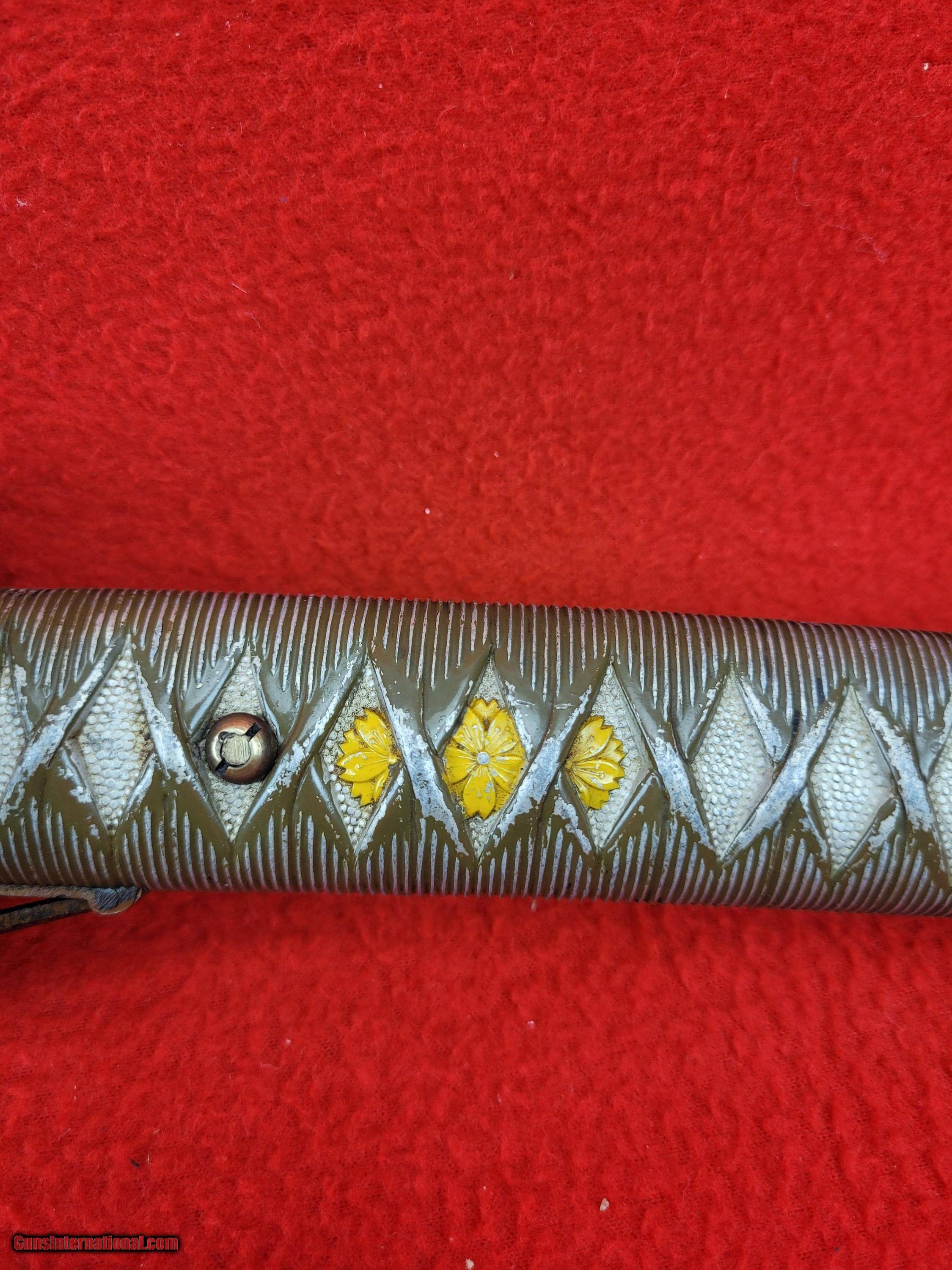 Original Japanese Type 95 NCO Shin-Gunto WWII Bringback