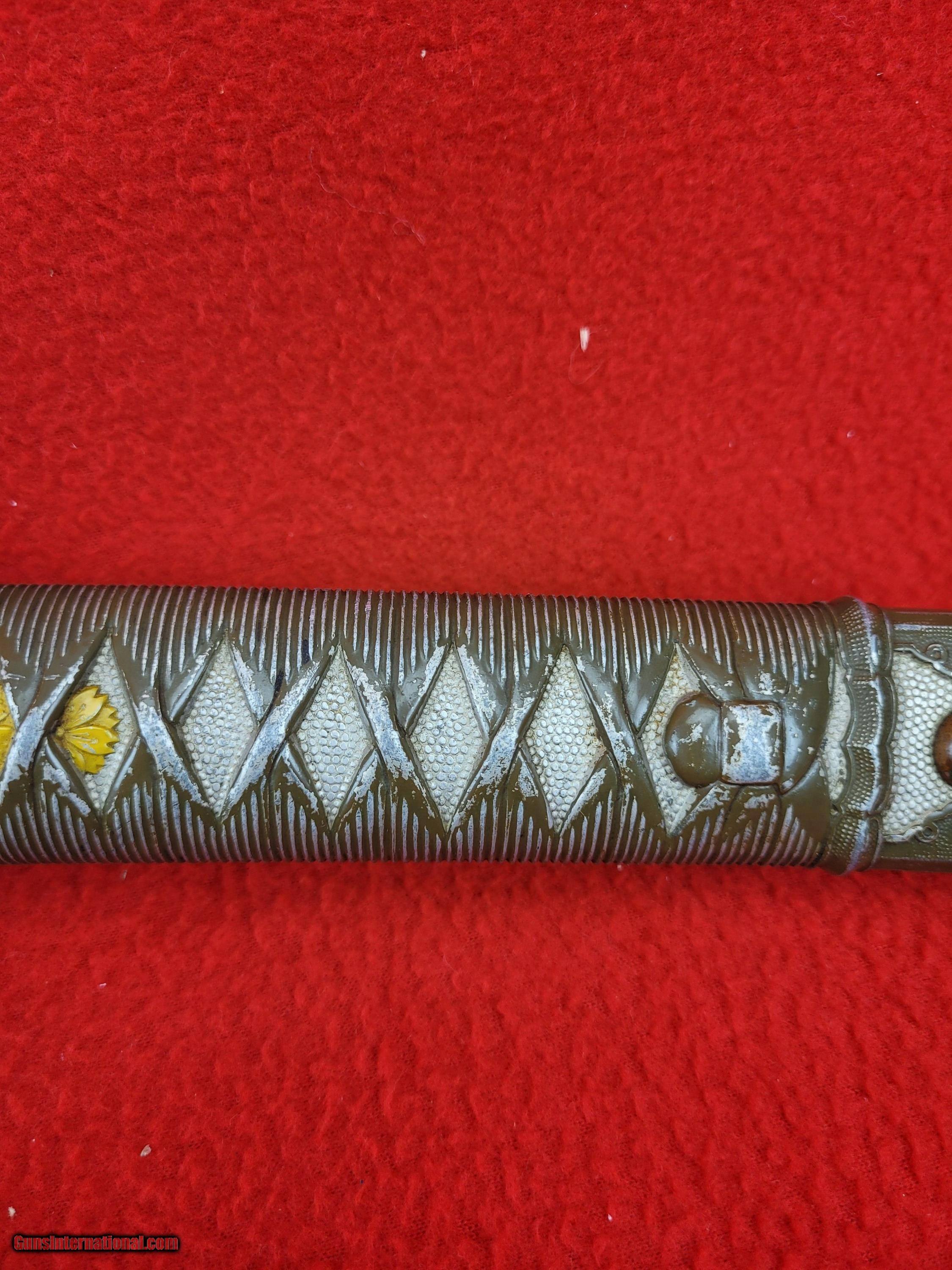 Original Japanese Type 95 NCO Shin-Gunto WWII Bringback