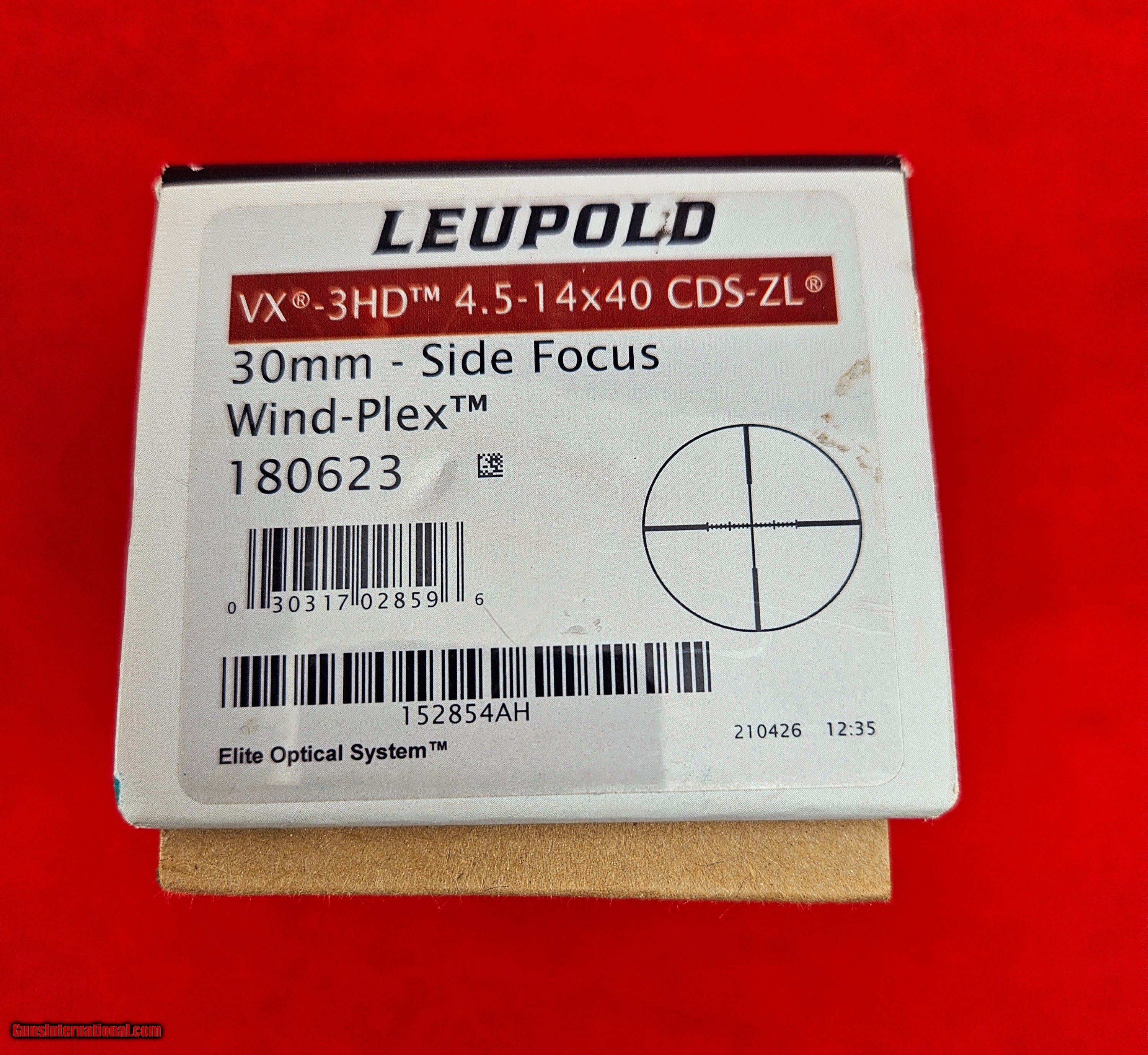 VX-3HD 4.5-14x40 Side Focus CDS-ZL Wind-Plex