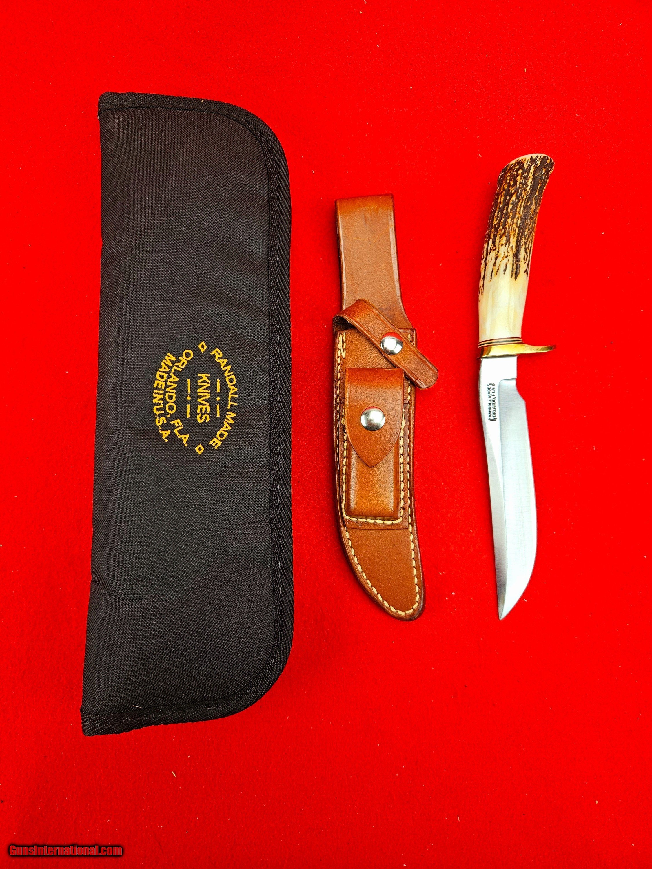 Vintage Randall Made Knife Model 3-6 - Beautiful Stag - Johnson ...