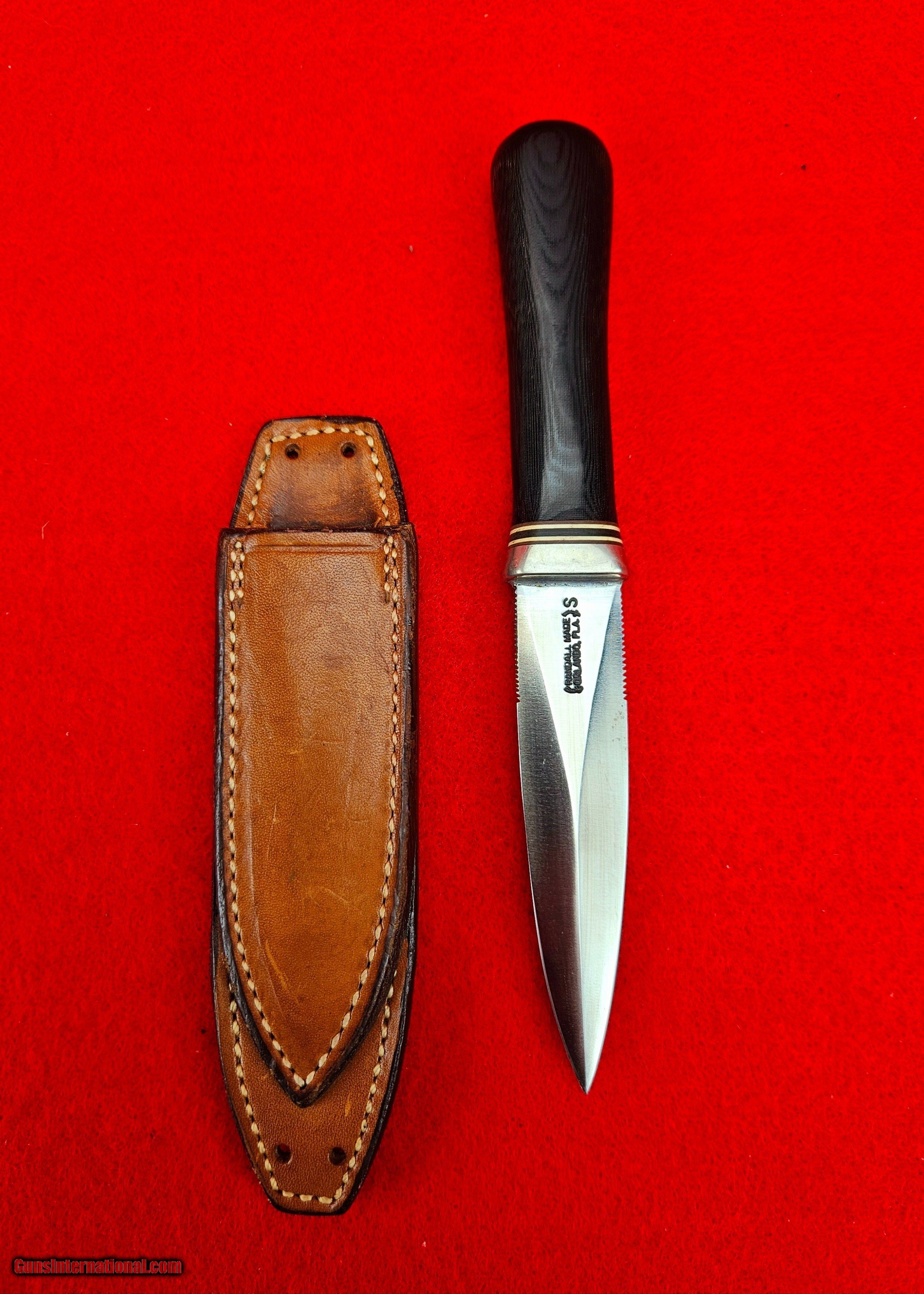 Randall Made Knife - Early Model #24 Guardian Late 1970's - Safariland ...