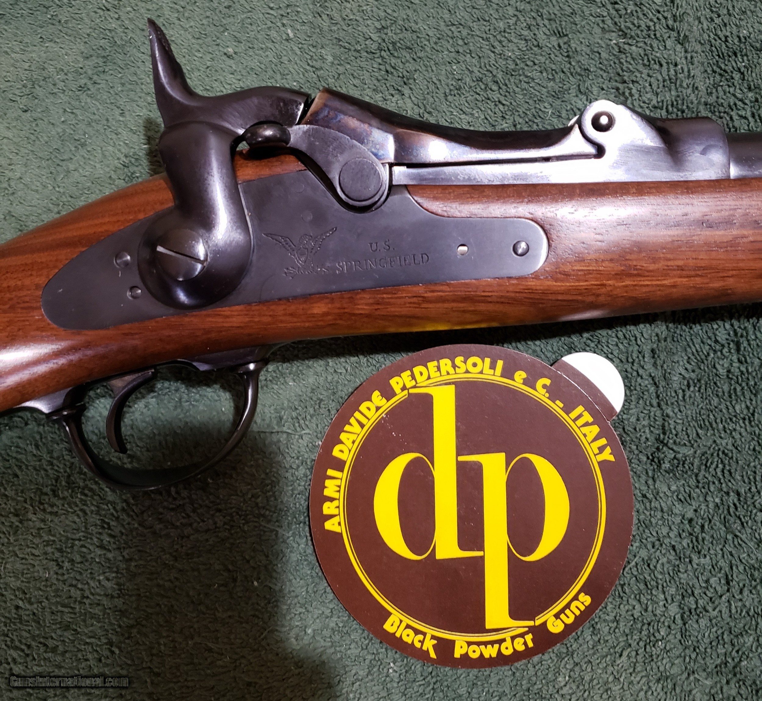 Pedersoli Springfield 1873 Trapdoor 45 70 Cavalry Carbine Lbnib
