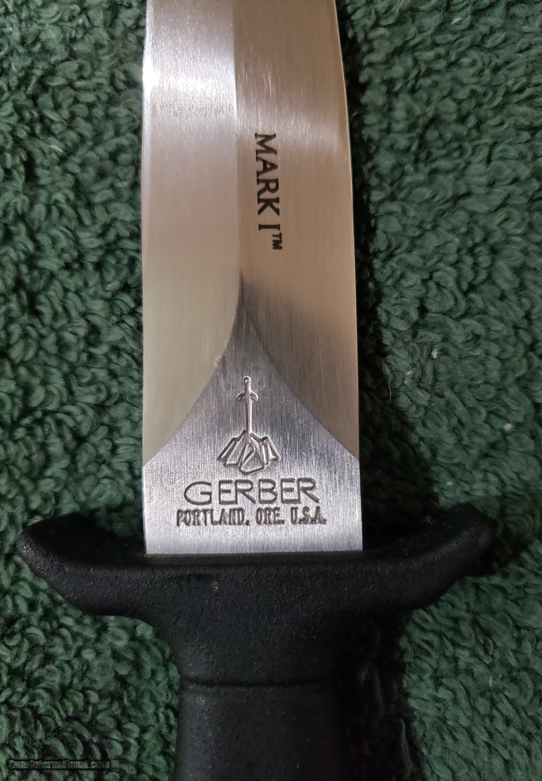 Vintage 80s Gerber Mark 1 boot knife