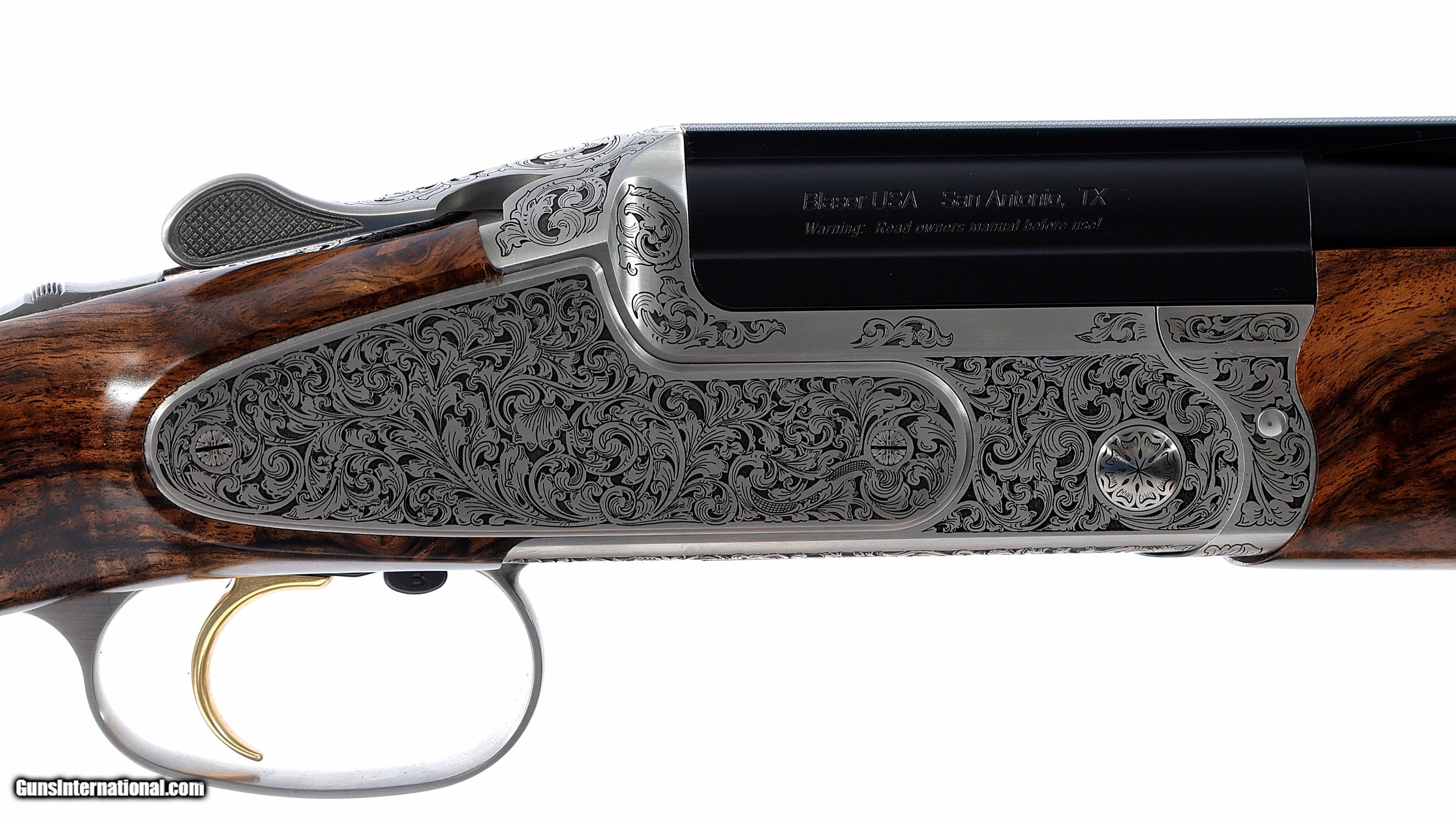 Blaser F3 Bonsi Heritage Scroll Side Plate Receiver Only New