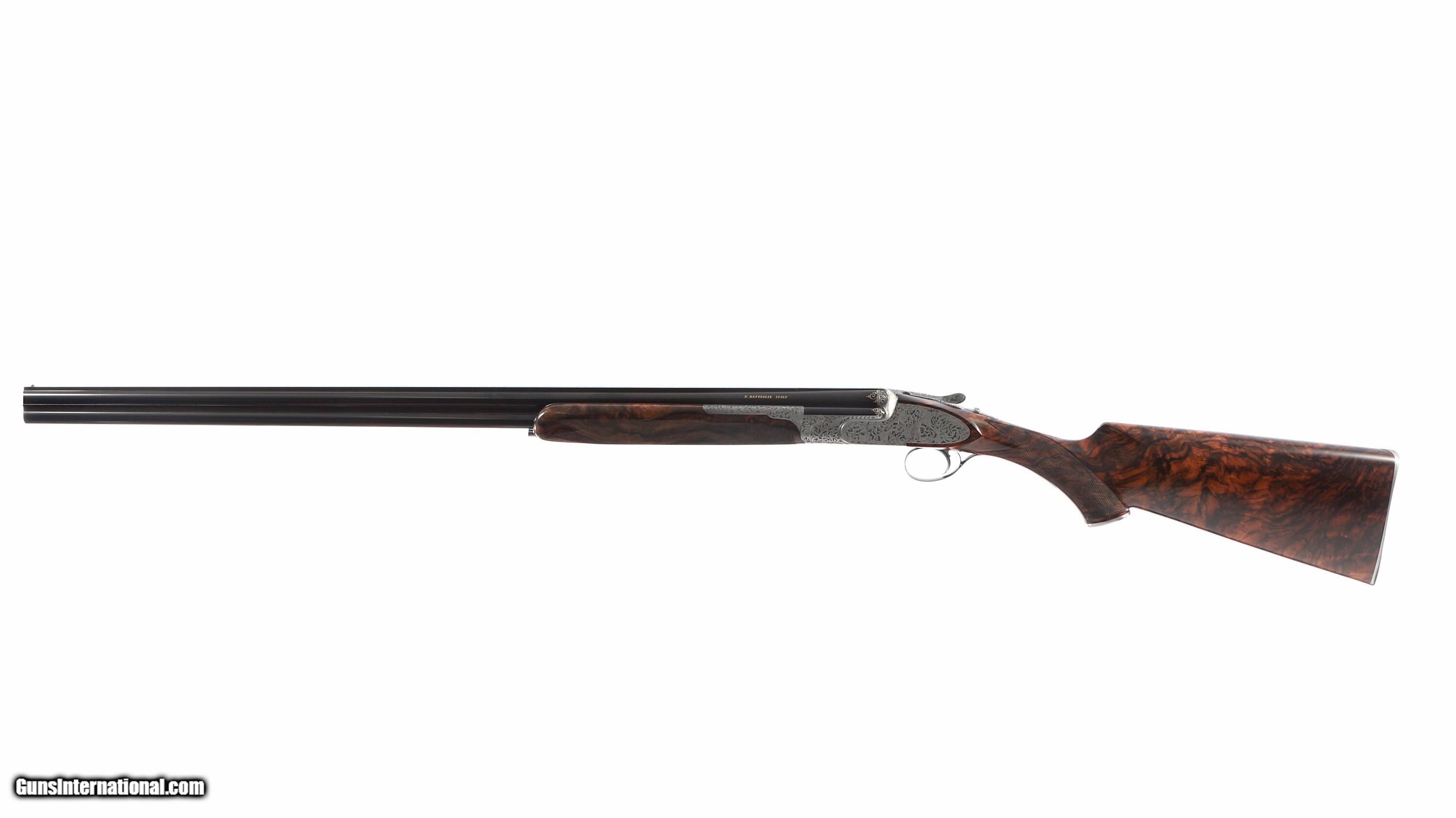 Mauro Battaglia Custom 28ga 30” Engraved by Max Gobbi Preowned for sale