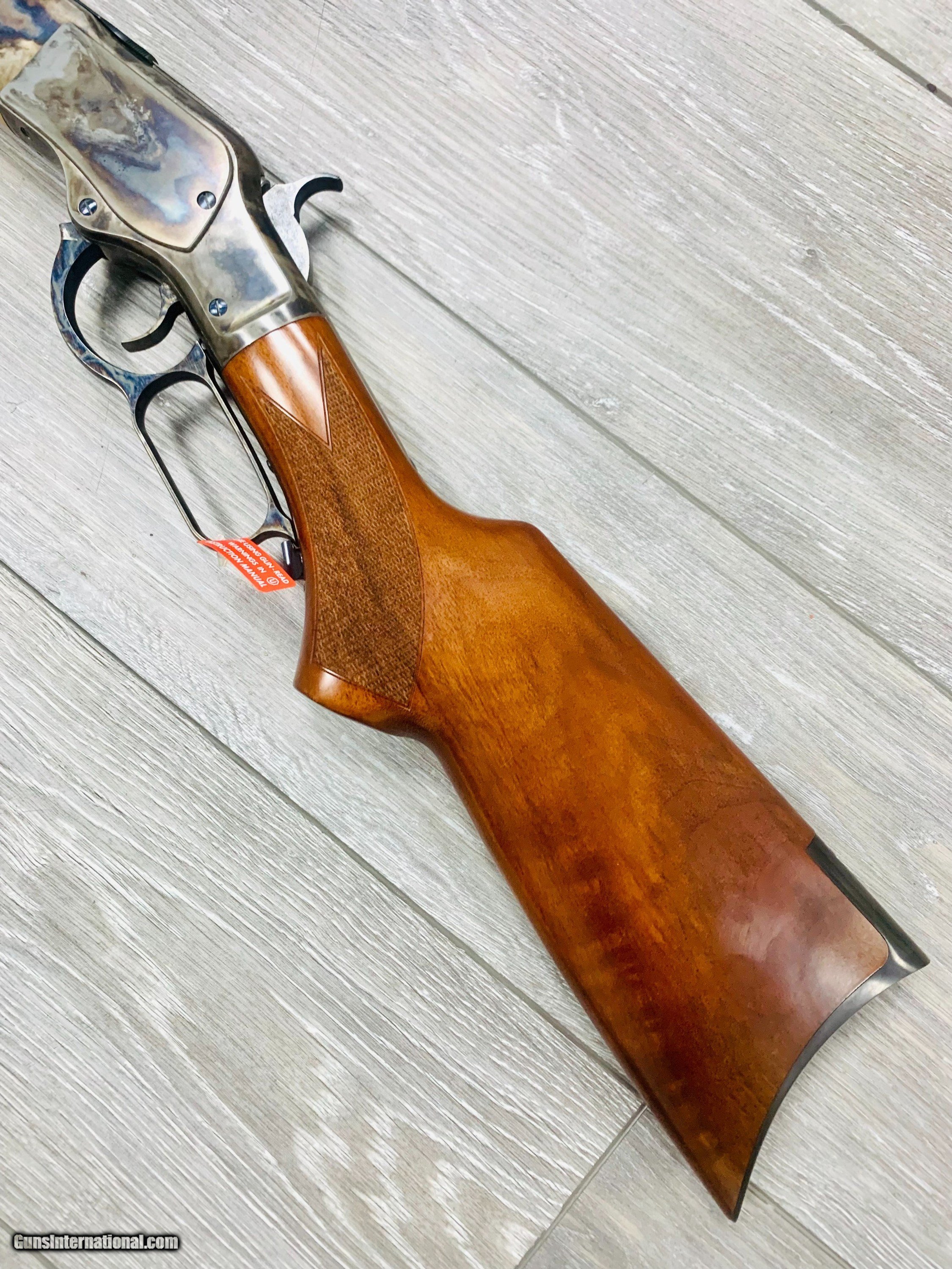 CIMARRON 1873 TEXAS BRUSH POPPER .45 COLT LEVER ACTION RIFLE 18" HALF ...