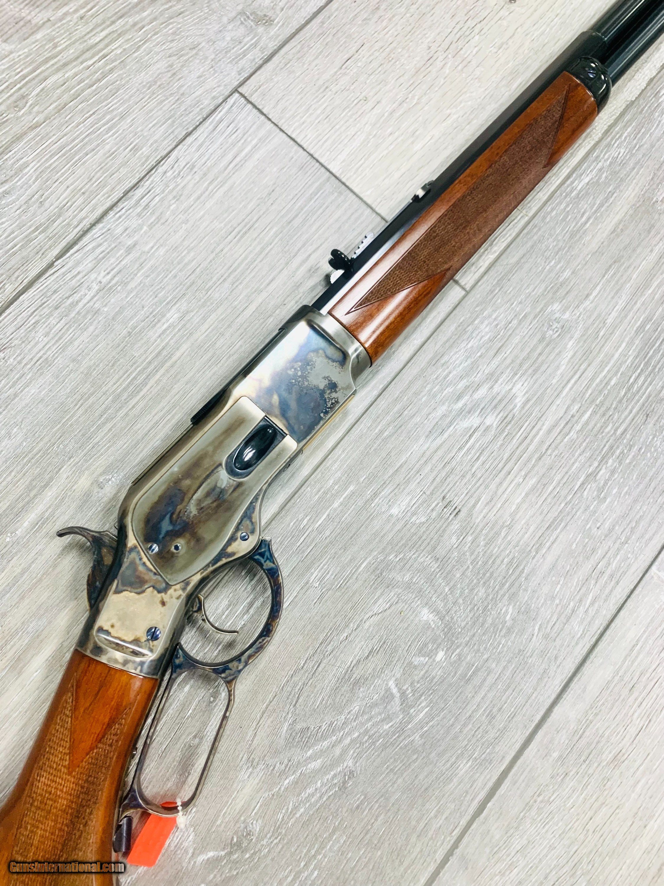 CIMARRON 1873 TEXAS BRUSH POPPER .45 COLT LEVER ACTION RIFLE 18" HALF ...