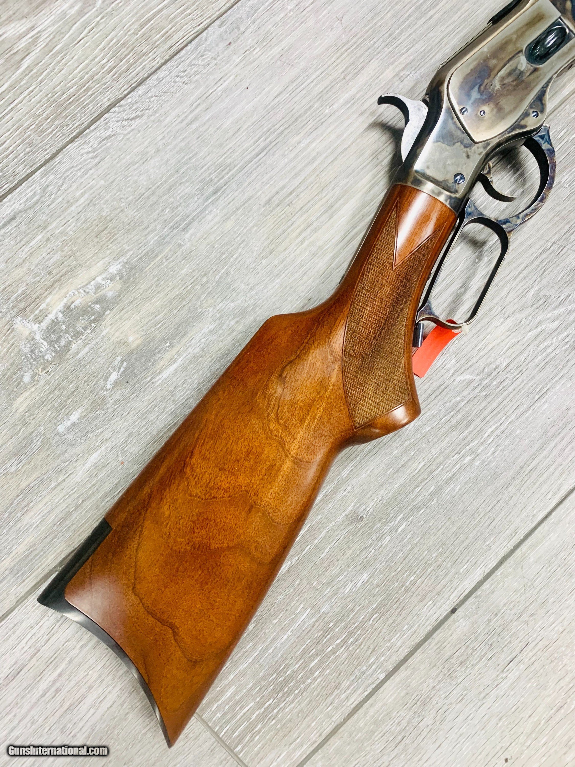 CIMARRON 1873 TEXAS BRUSH POPPER .45 COLT LEVER ACTION RIFLE 18" HALF ...