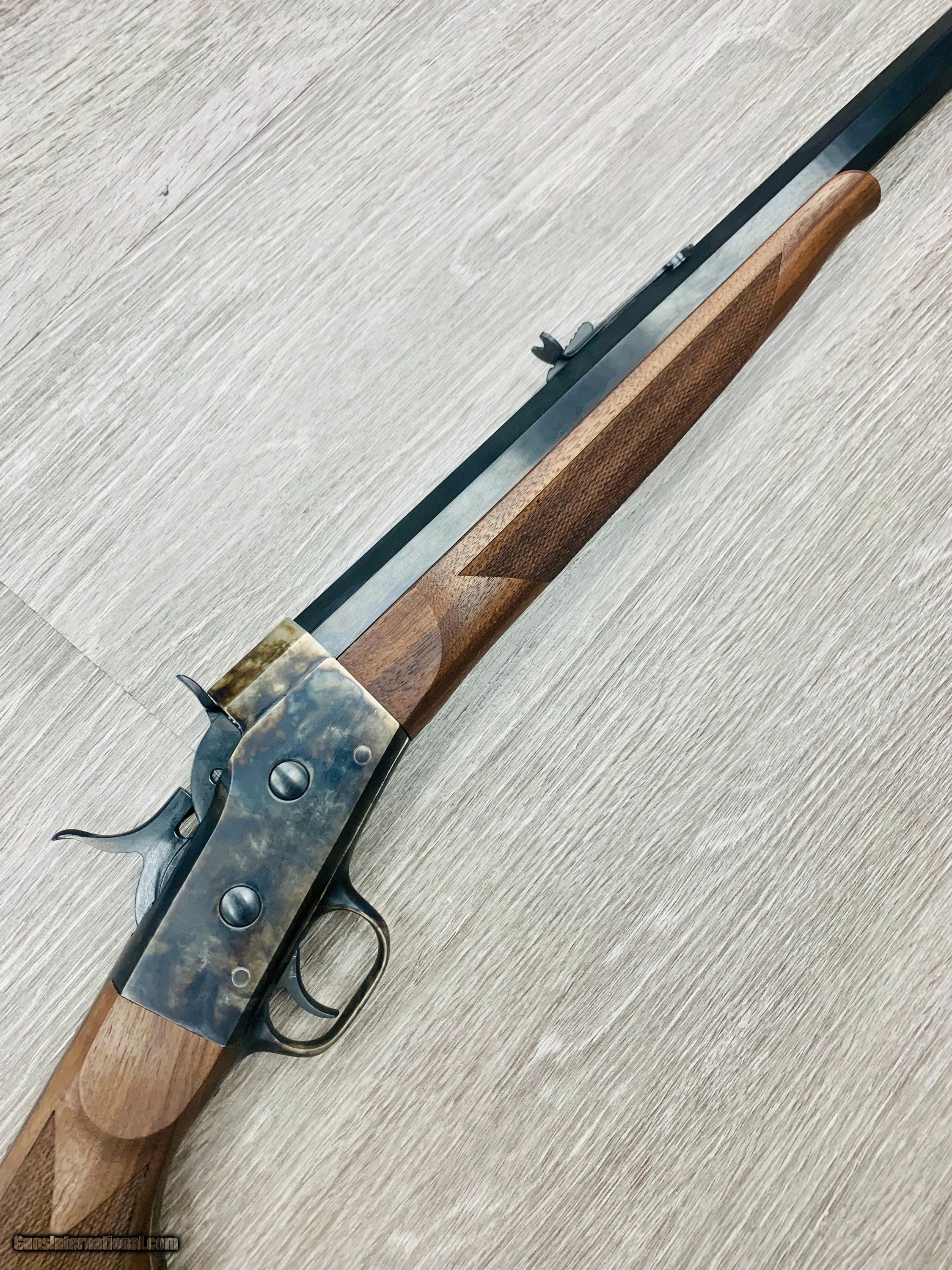 PEDERSOLI ROLLING BLOCK LONG RANGE CREEDMOOR .45-70 30" OCTAGONAL BBL ...