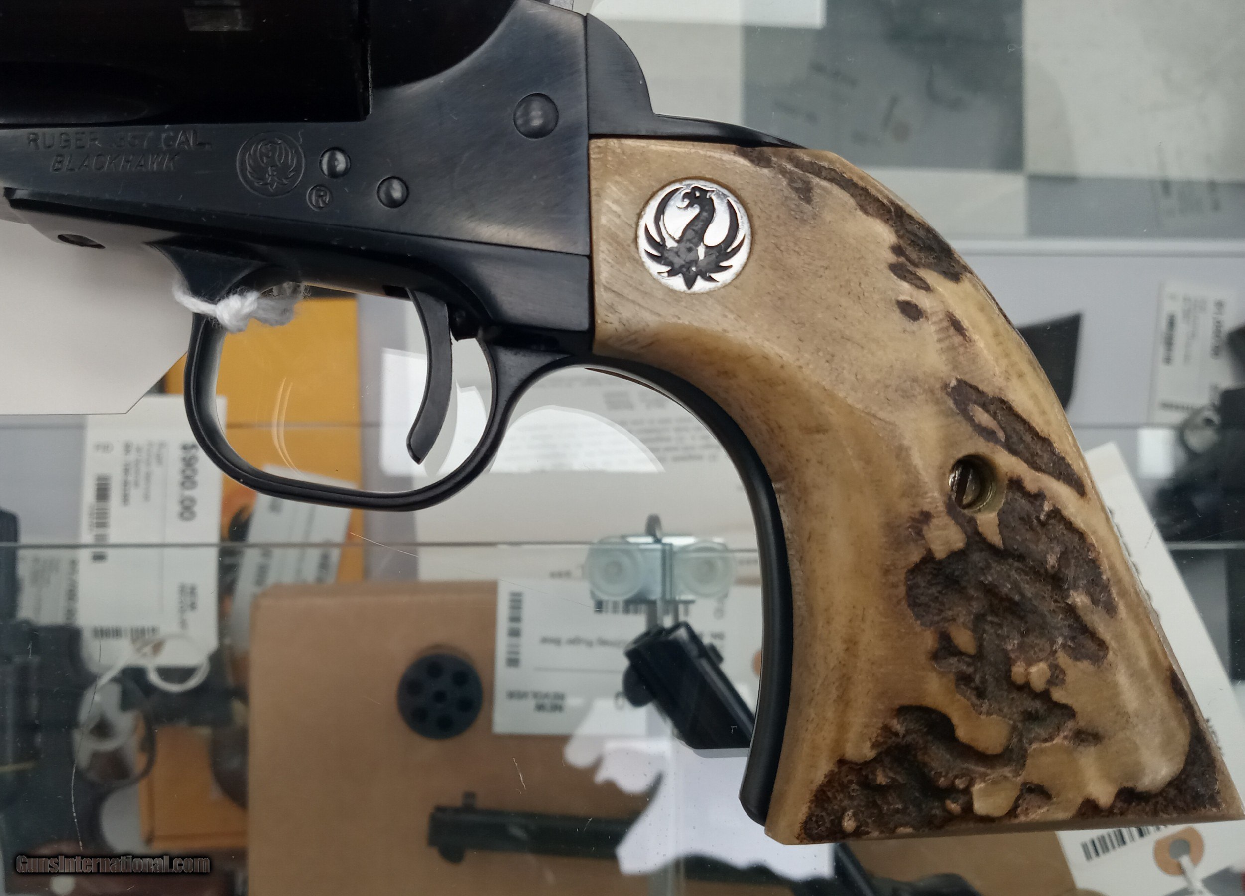 1958 Ruger Blackhawk .357 mag Revolver with Factory Stag Grips