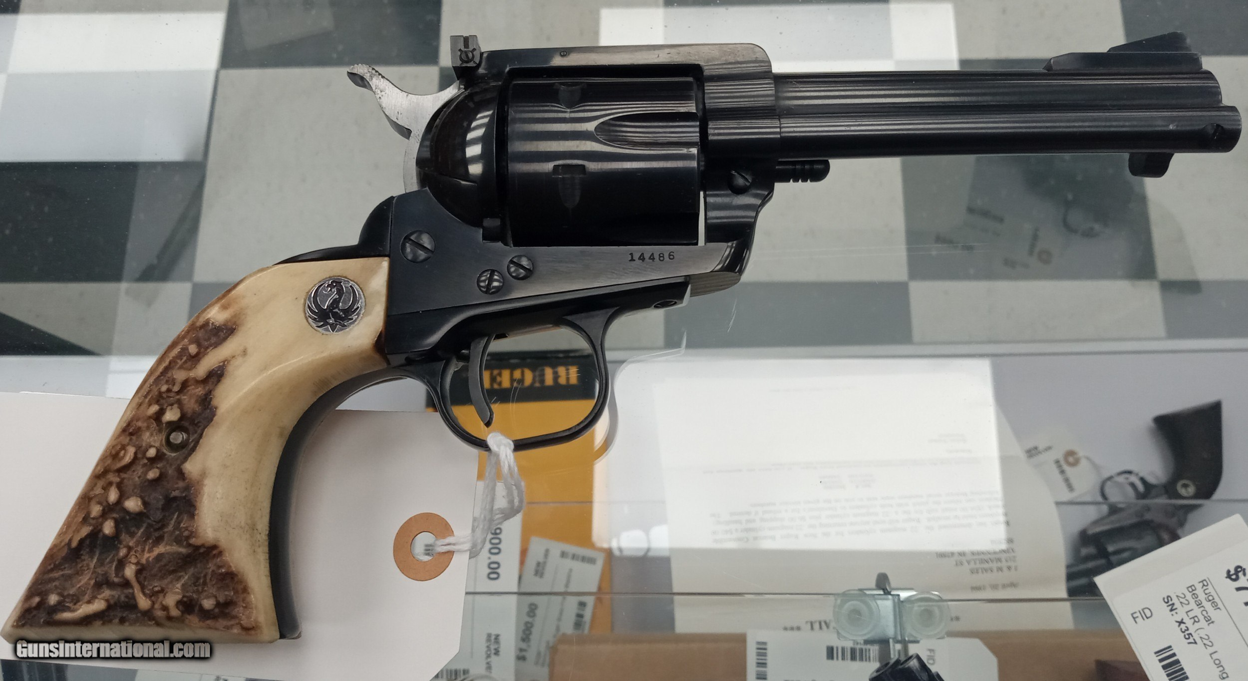 1958 Ruger Blackhawk .357 mag Revolver with Factory Stag Grips