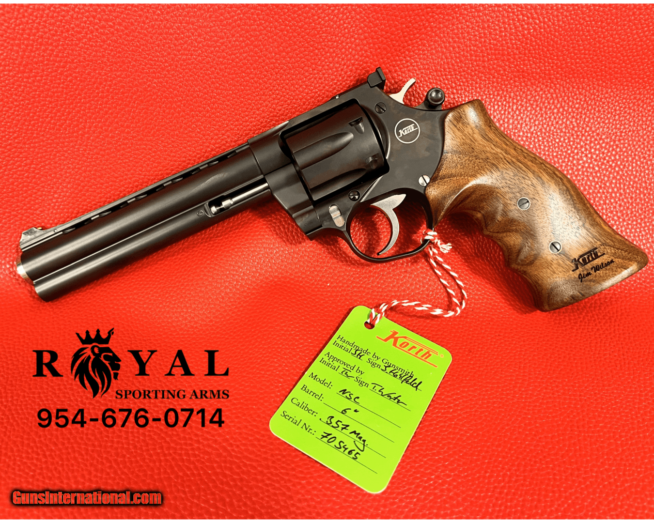 Korth Mongoose 6” .357mag Brand new