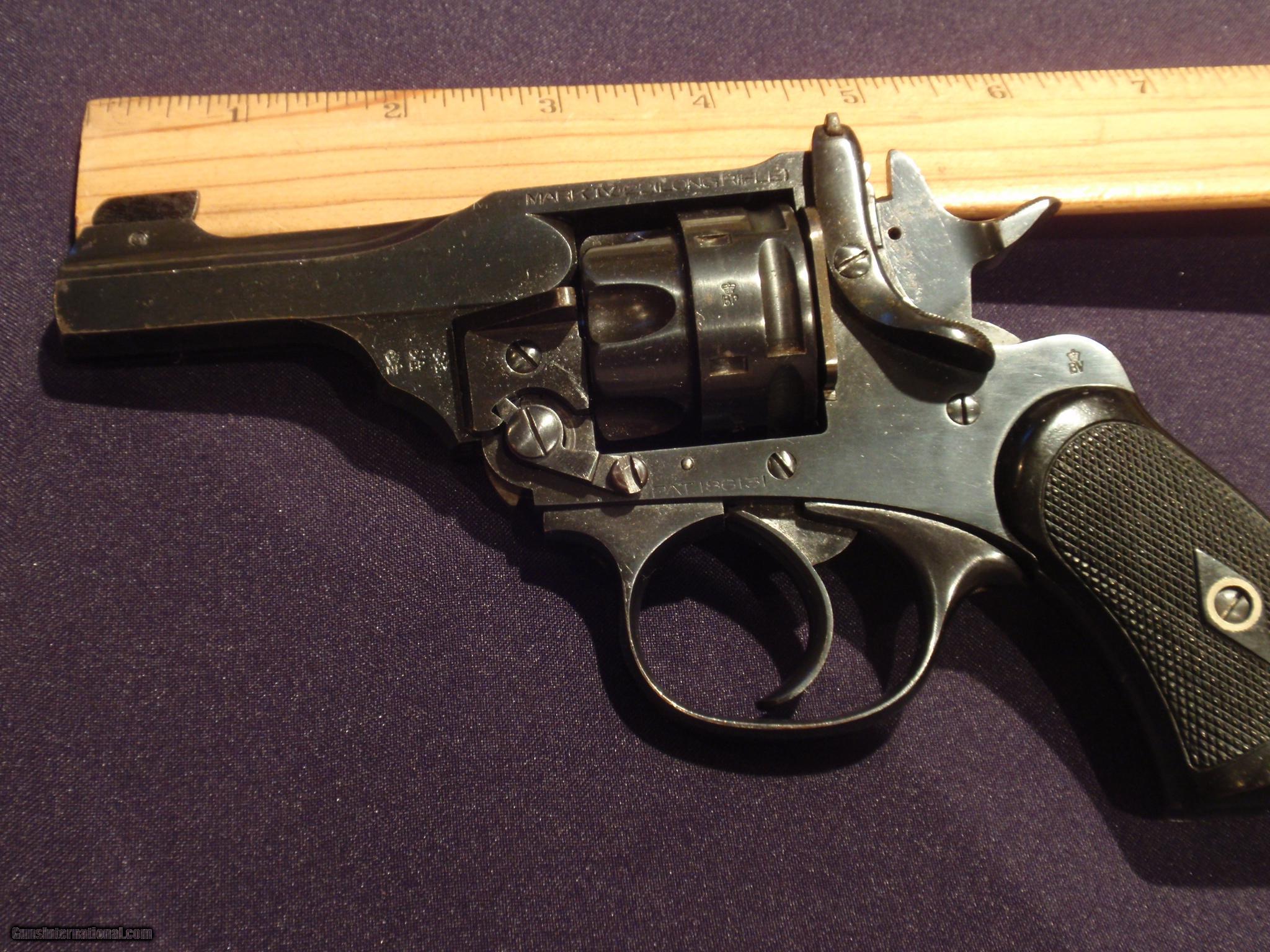 WEBLEY MARK IV .22LR REVOLVER 3" BARREL. ORIGINAL PRE-WWII. EXTREMELY ...