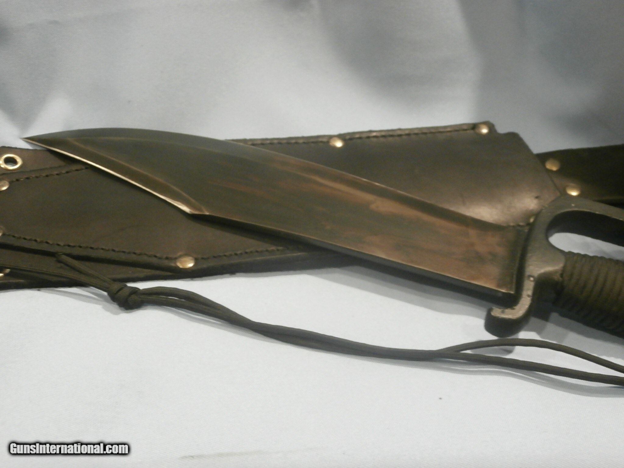 EDMF FIGHTING KNIFE EIGHT DOLLAR MOUNTAIN FOUNDRY EDMF XL BOWIE BLADE ...