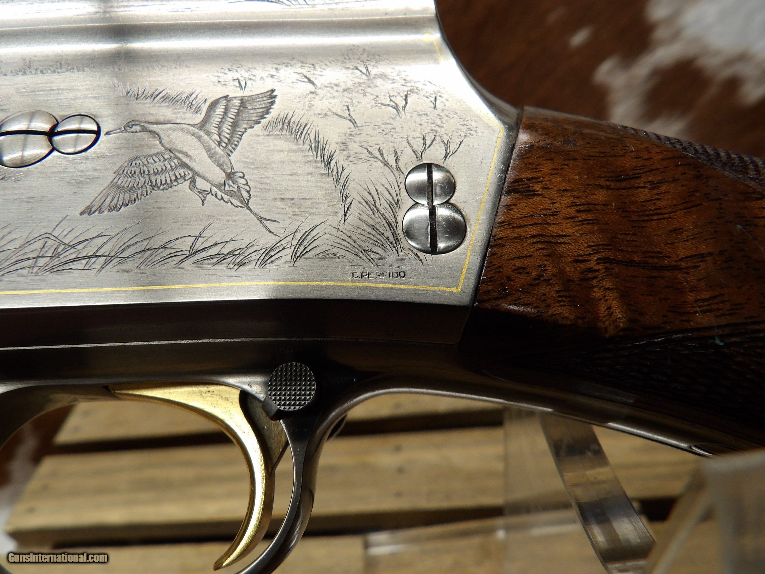 Browning Belgium "CUSTOM SHOP" Beautifully hand engraved with Border ...