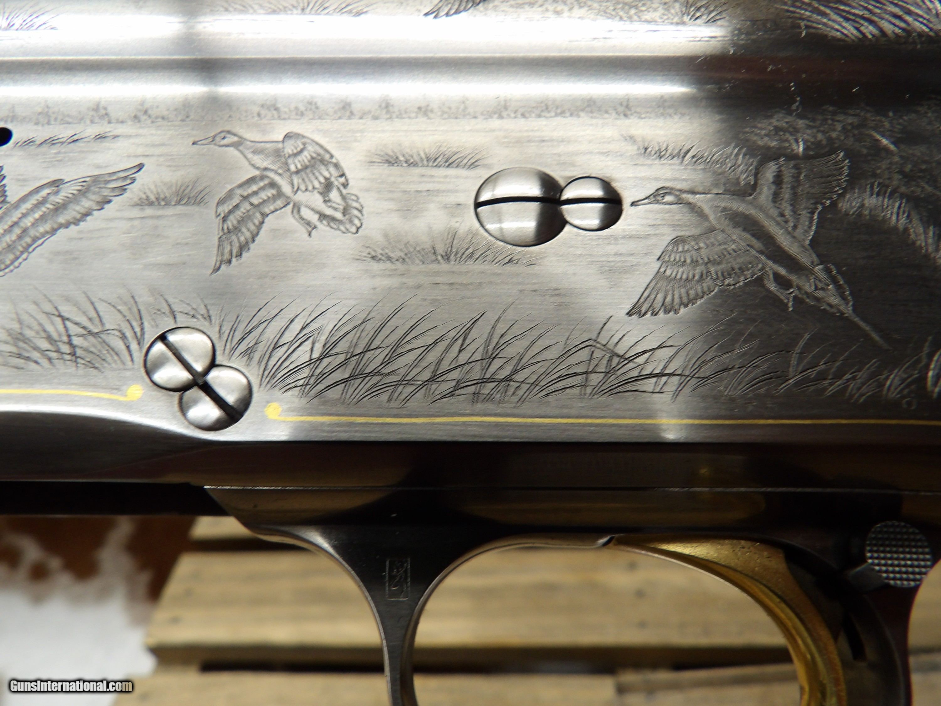 Browning Belgium "CUSTOM SHOP" Beautifully hand engraved with Border ...